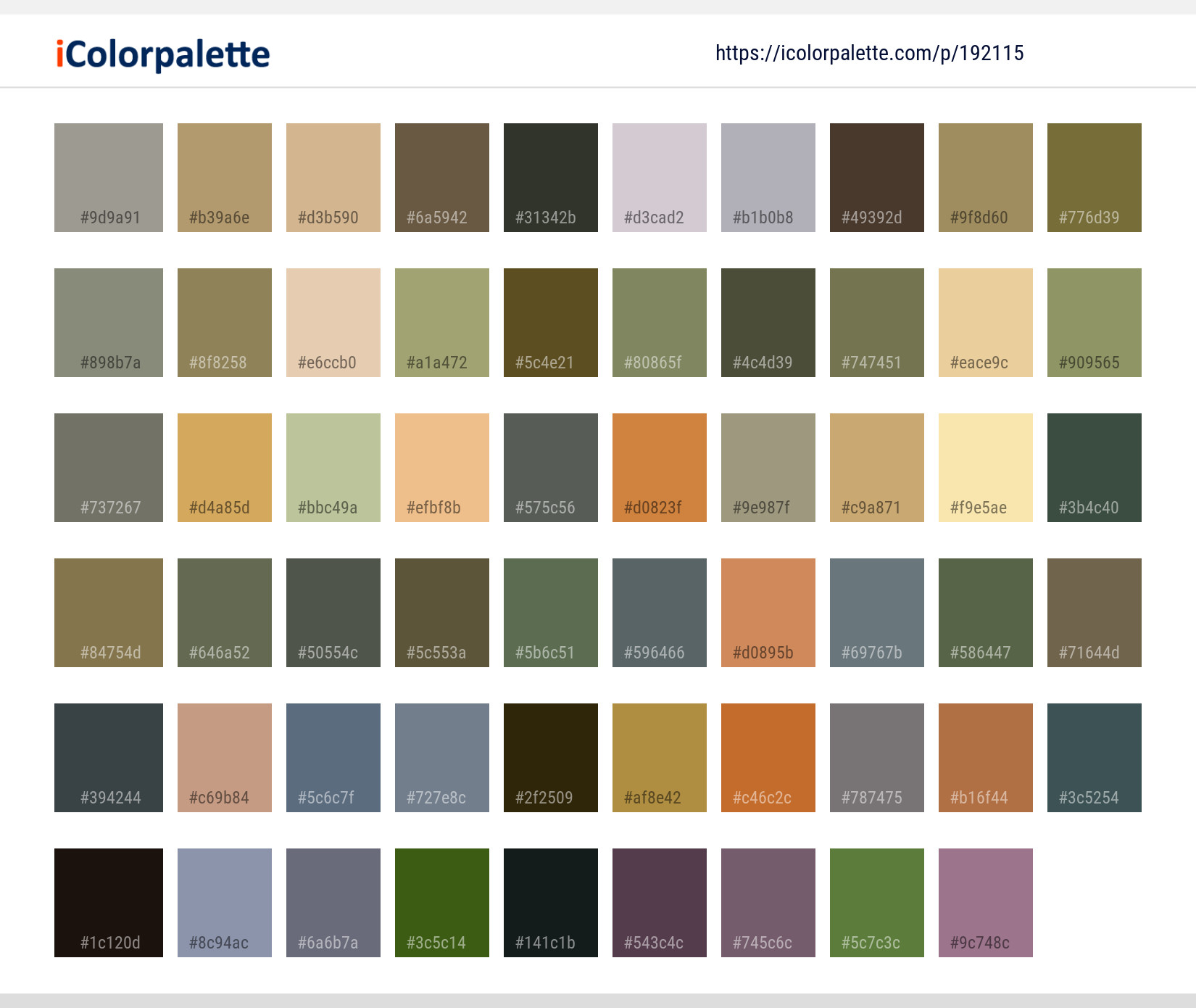Color Palette Ideas from Ecosystem Tree Nature Reserve Image ...