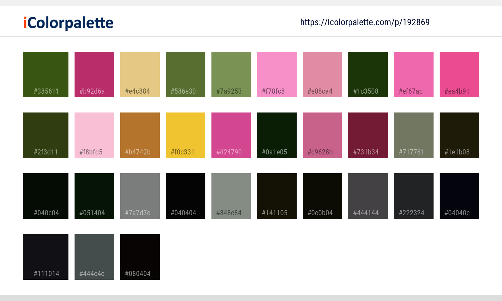 Color Palette Ideas from Flower Rose Family Rosa Canina Image ...