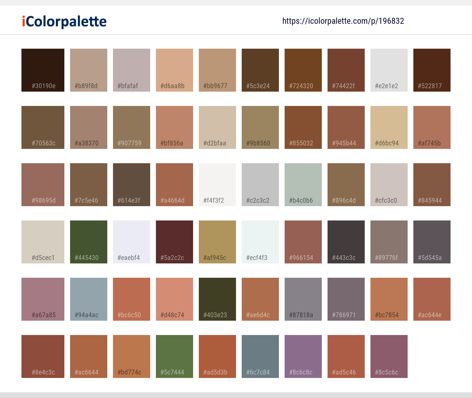 Color Palette Ideas from Rock Mineral Igneous Image | iColorpalette