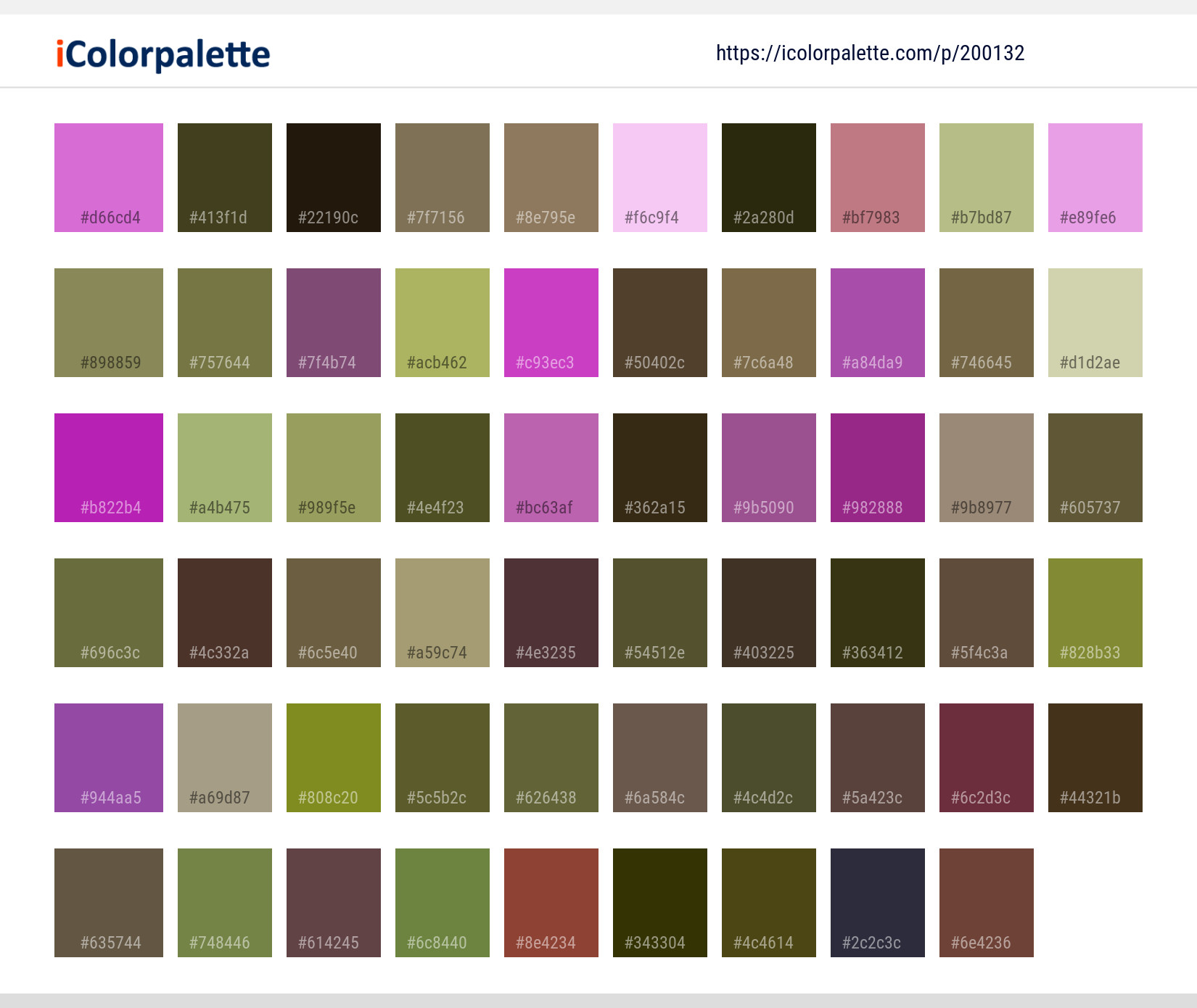 Color Palette Ideas from Flower Flora Plant Image | iColorpalette