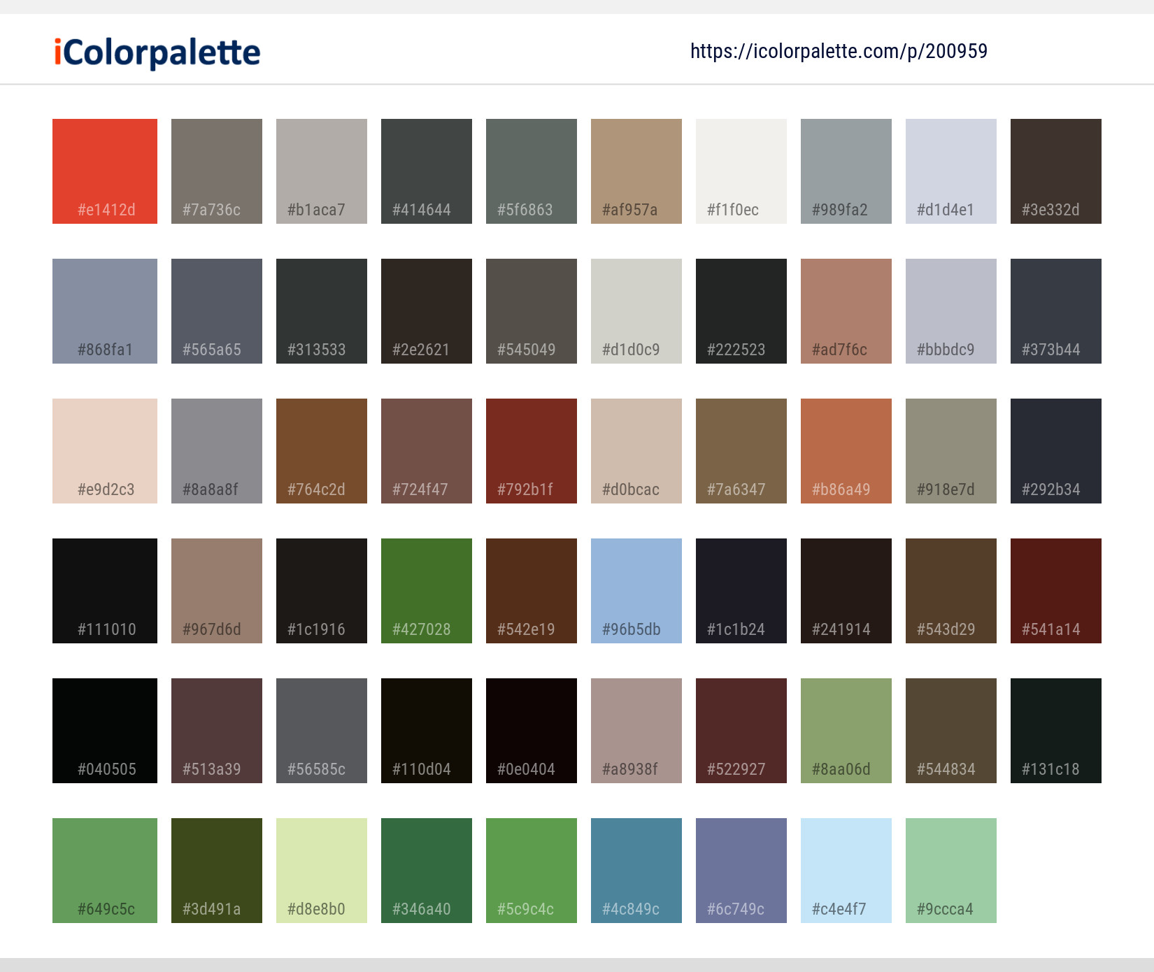 Color Palette Ideas from Building Tree Demolition Image | iColorPalette