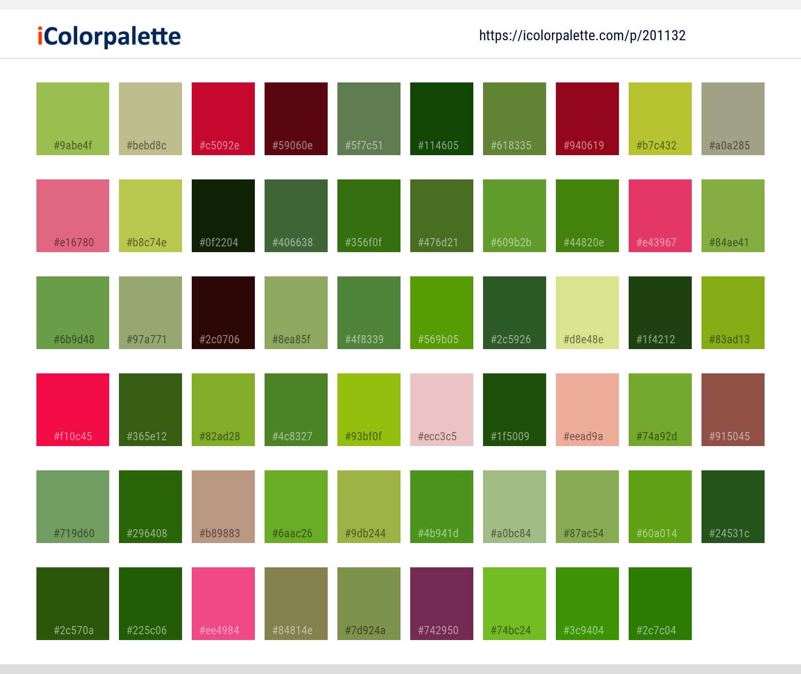Color Palette Ideas from Flower Plant Leaf Image | iColorpalette