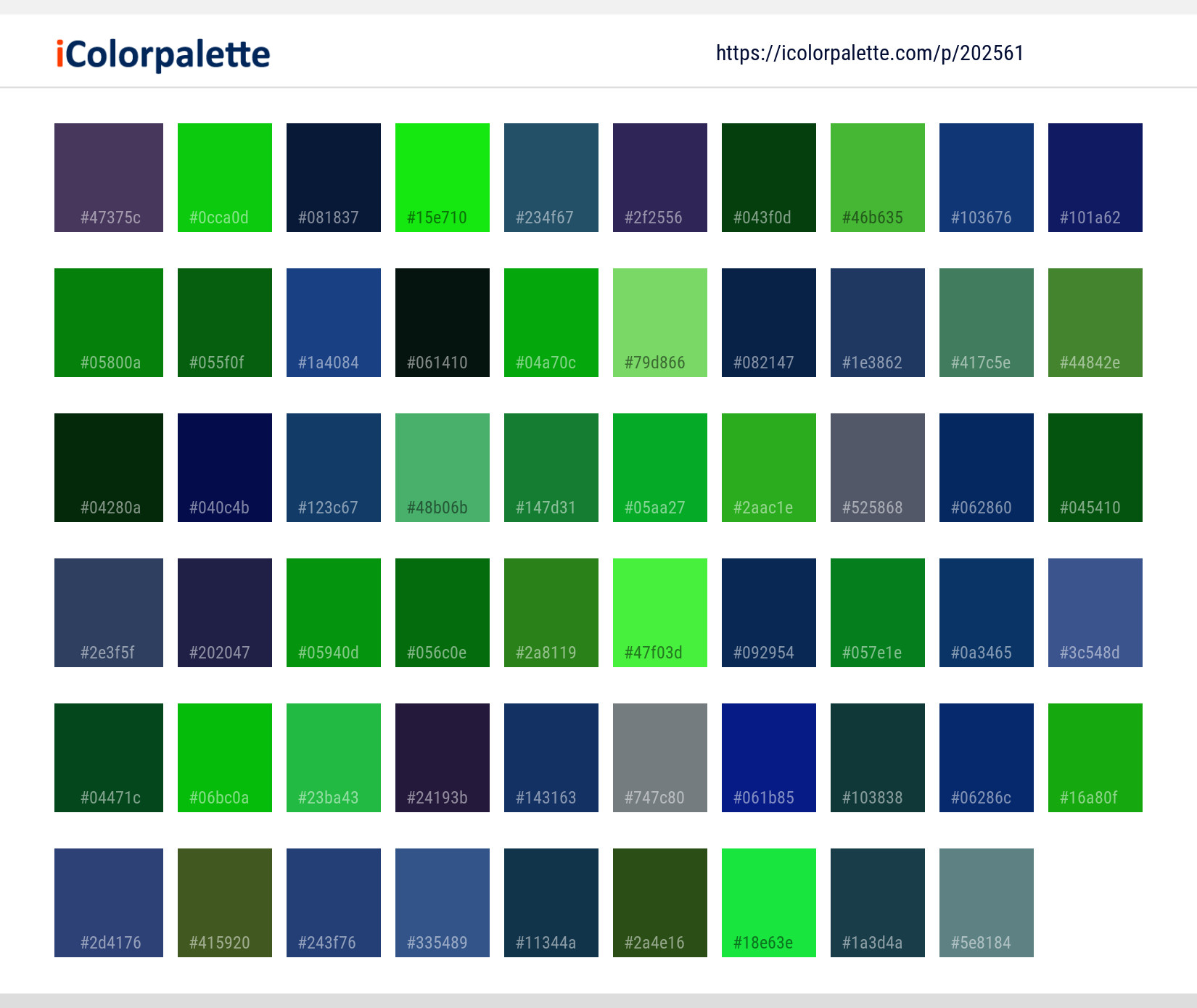 Color Palette Ideas from Green Close Up Macro Photography Image ...