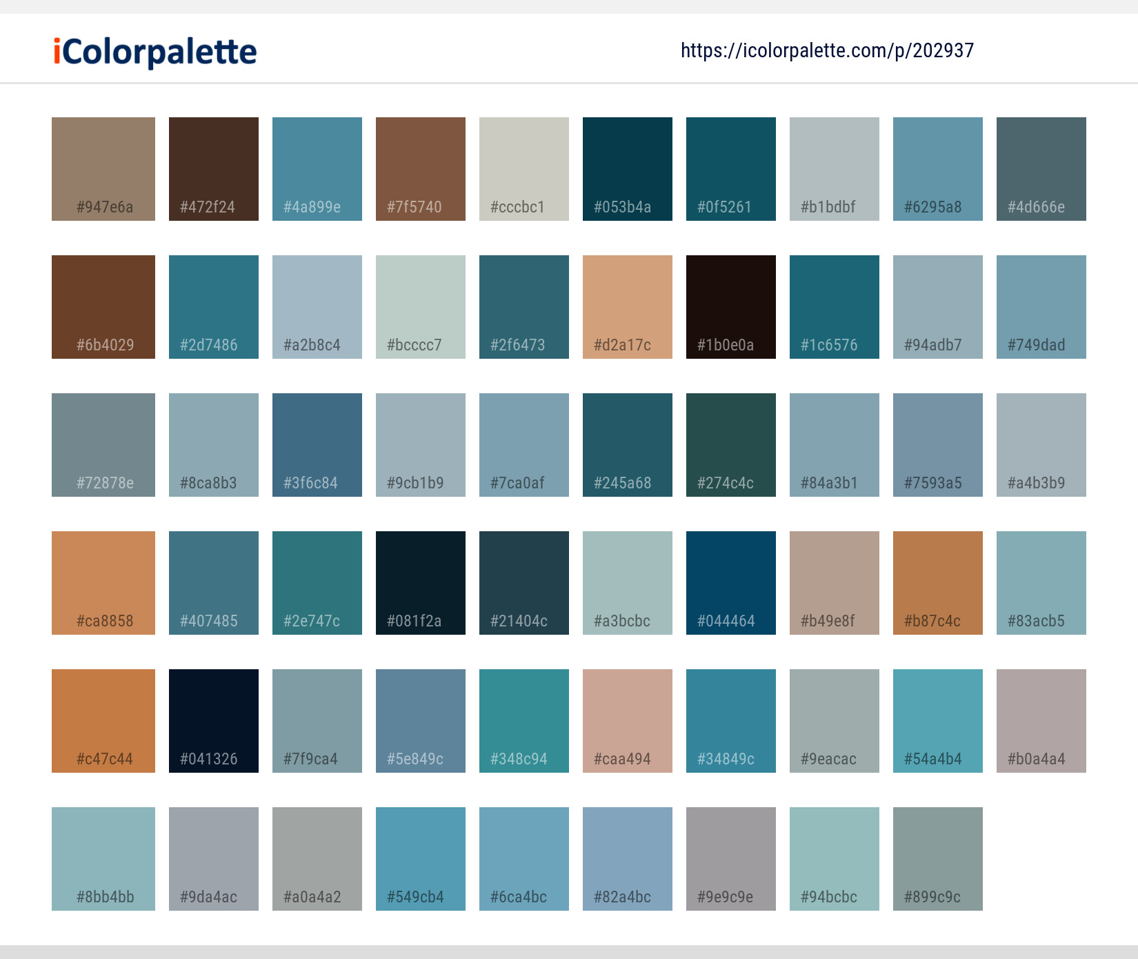Color Palette Ideas from Sea Sky Tower Image | iColorpalette
