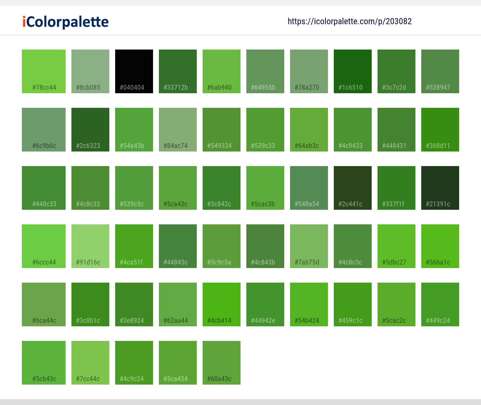 Color Palette Ideas from Green Leaf Shamrock Image | iColorpalette