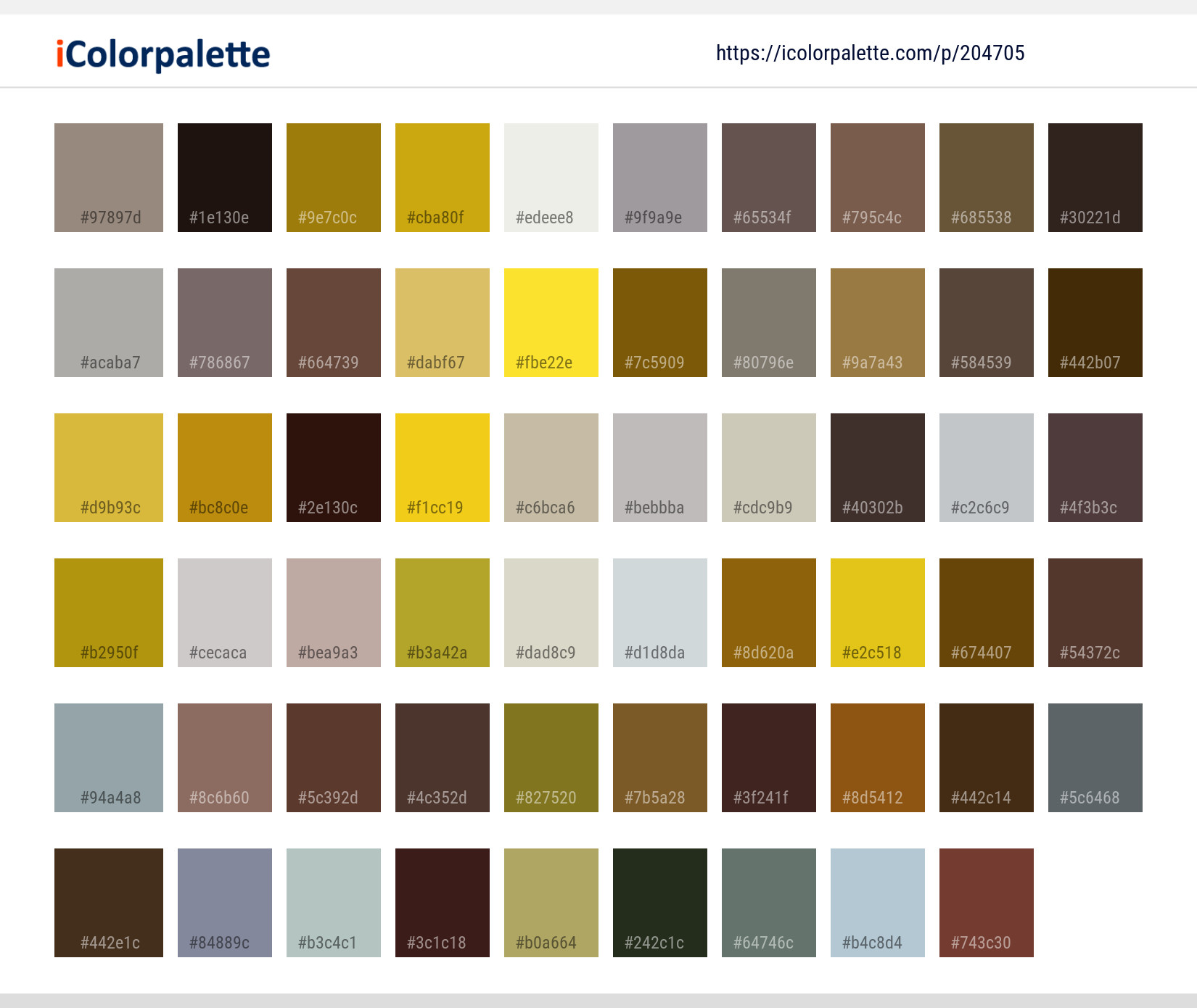 Color Palette Ideas from Yellow Flower Flora Image | iColorpalette
