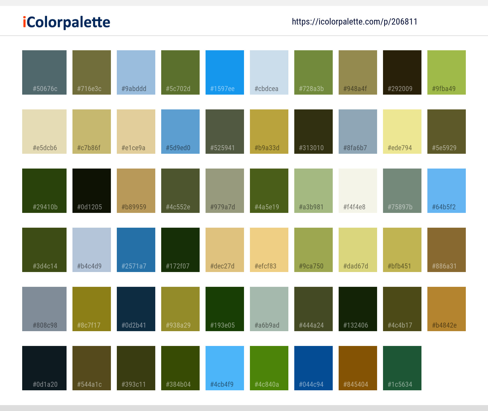 Color Palette Ideas from Hay Grass Field Image | iColorpalette