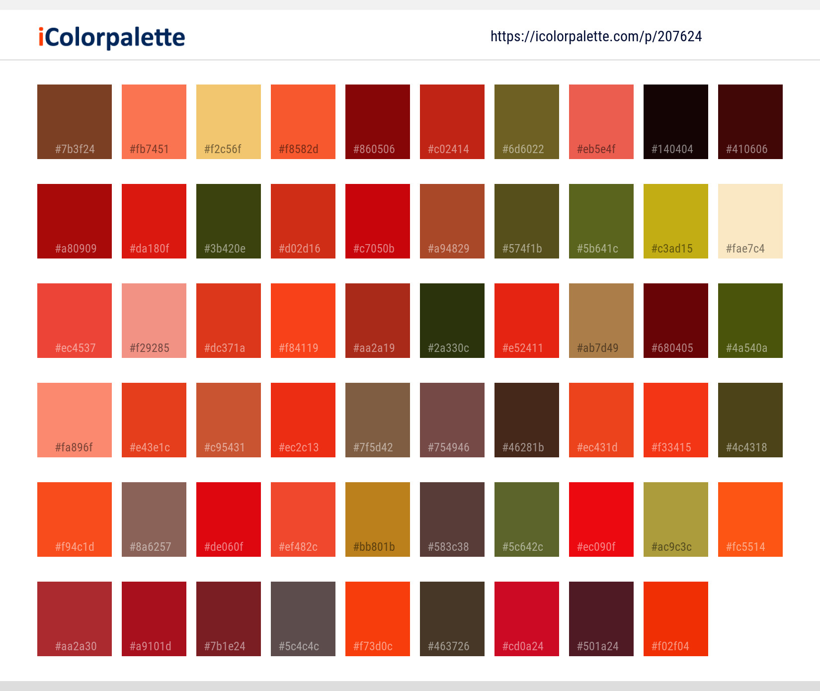 Color Palette Ideas from Flower Red Wildflower Image | iColorpalette