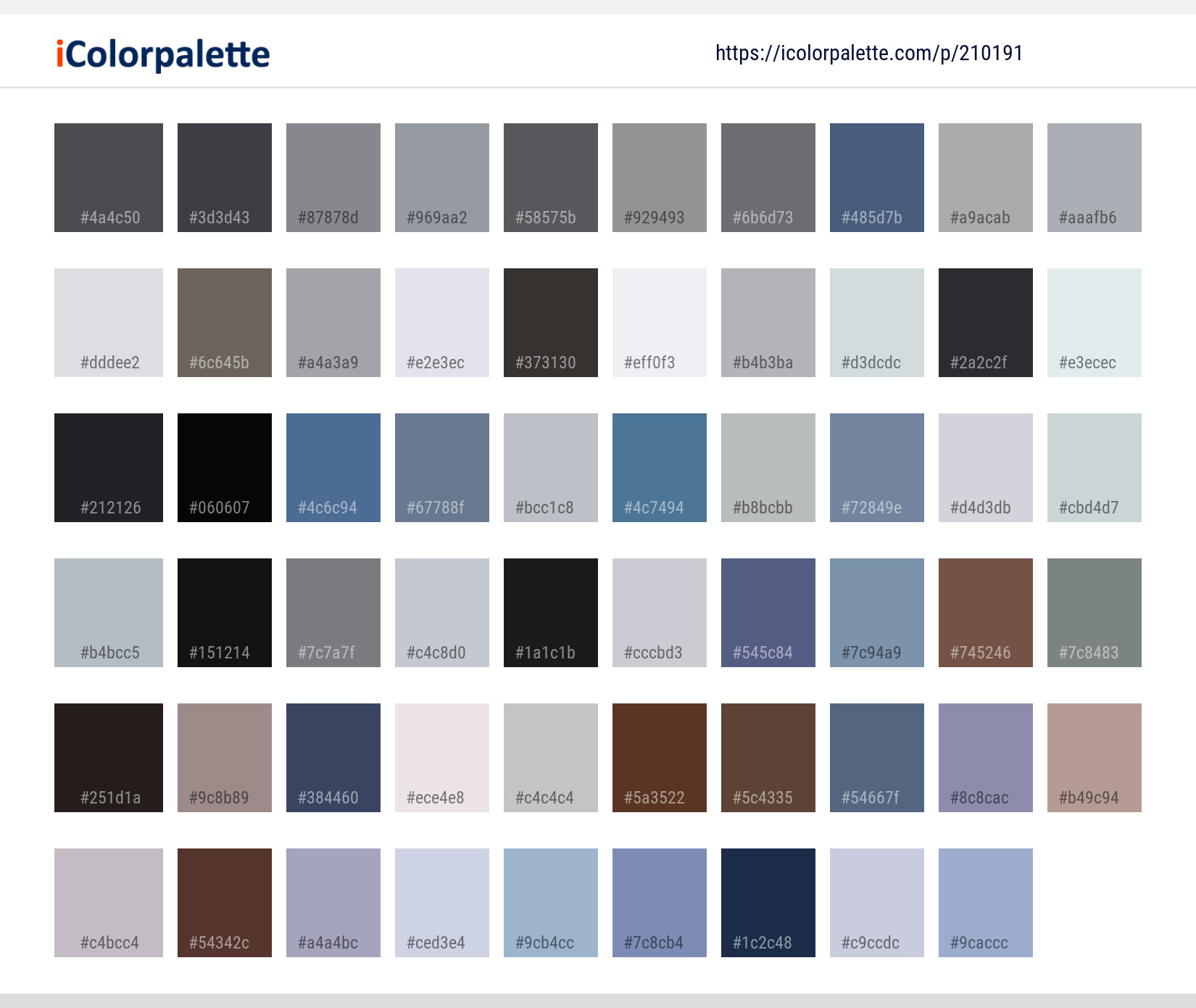 Color Palette Ideas from Snow Winter White Image | iColorpalette