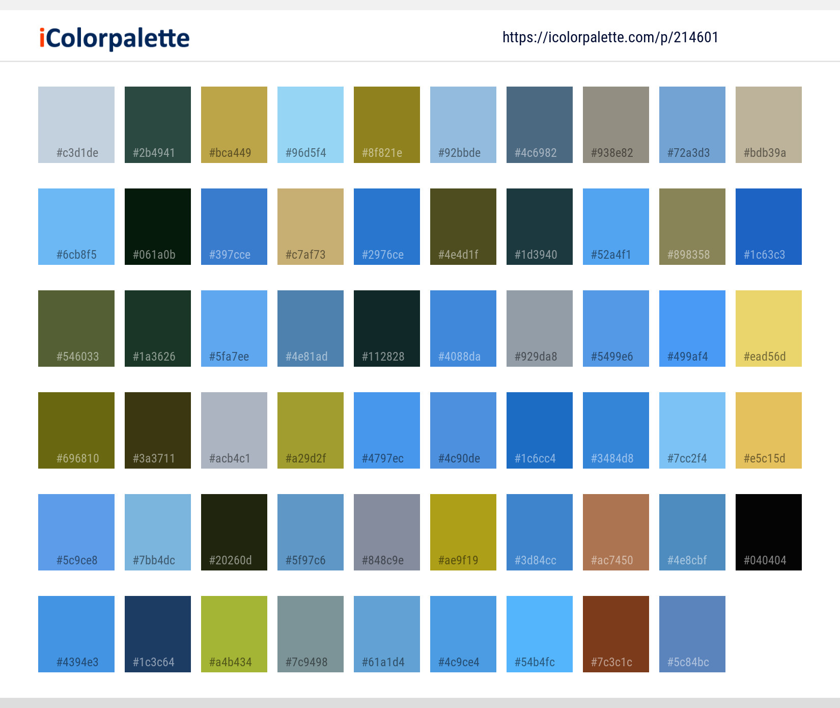 Color Palette Ideas from Nature Sky Mountainous Landforms Image ...