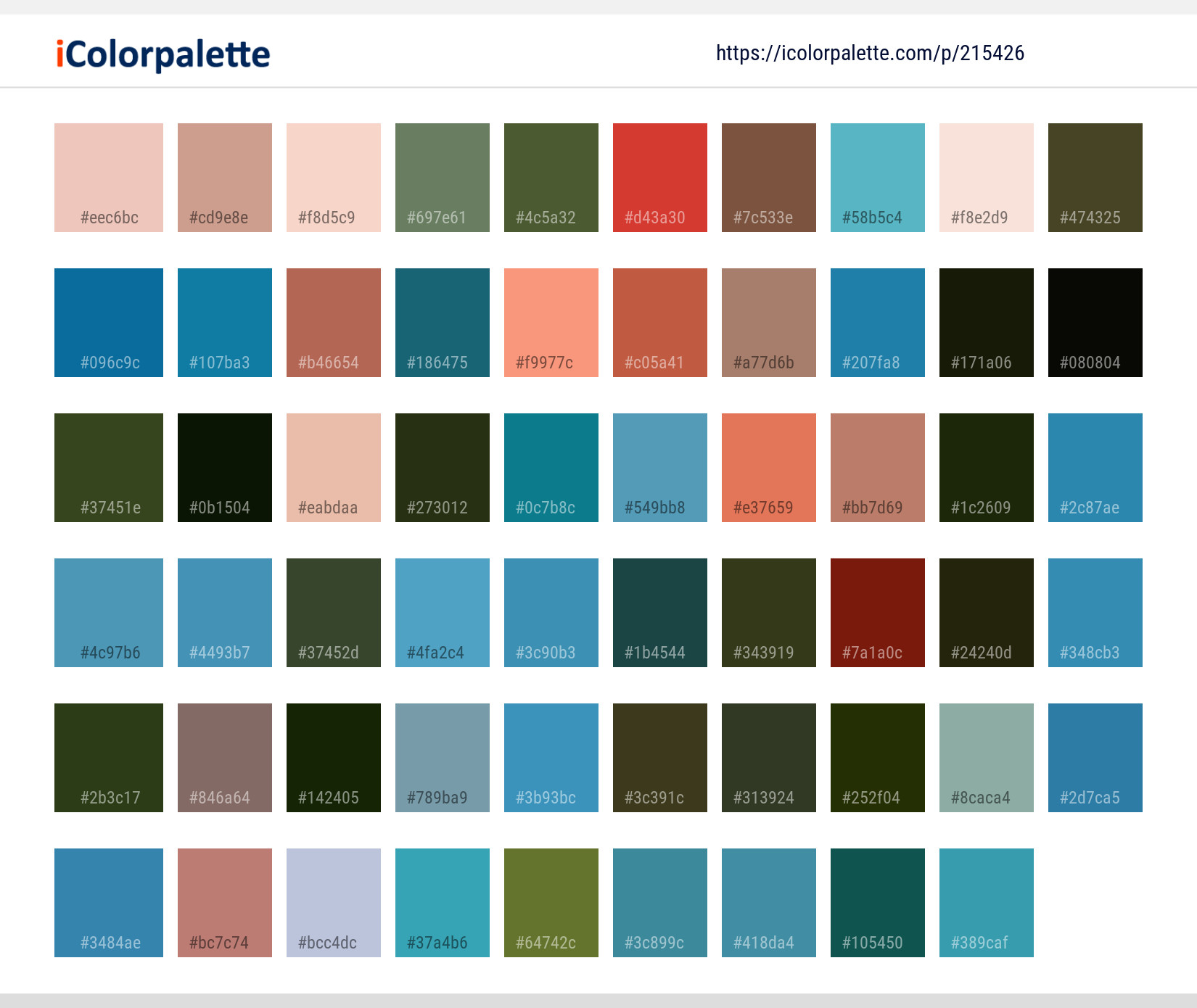 Color Palette Ideas from Grass Water Bird Toy Image | iColorpalette