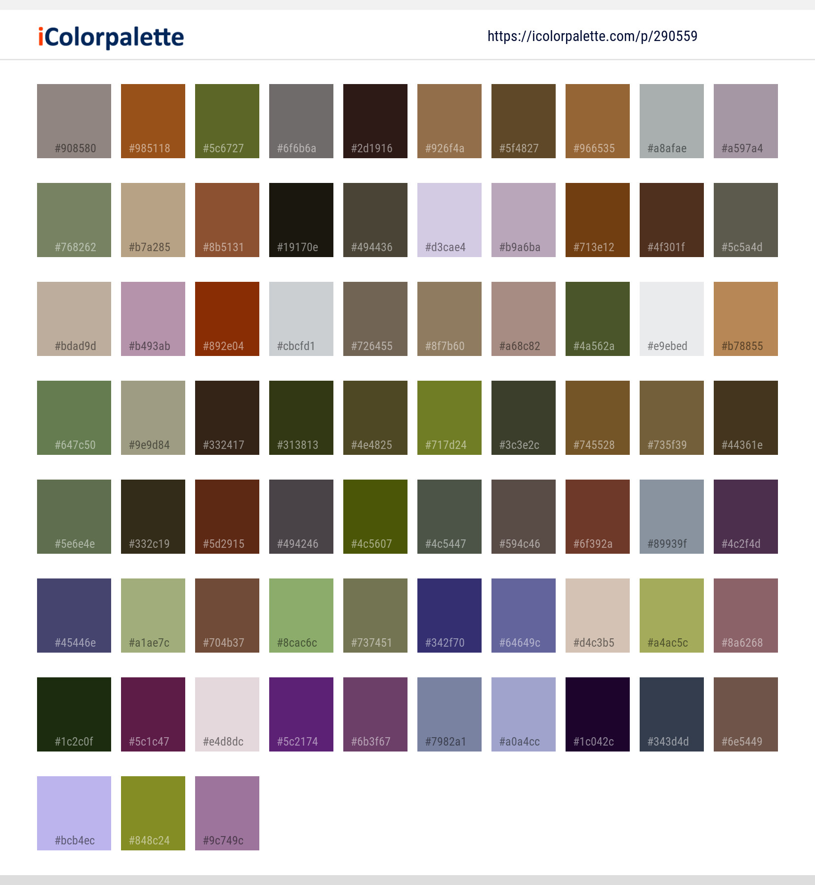 Color Palette Ideas from Plant Flora Leaf Image | iColorpalette
