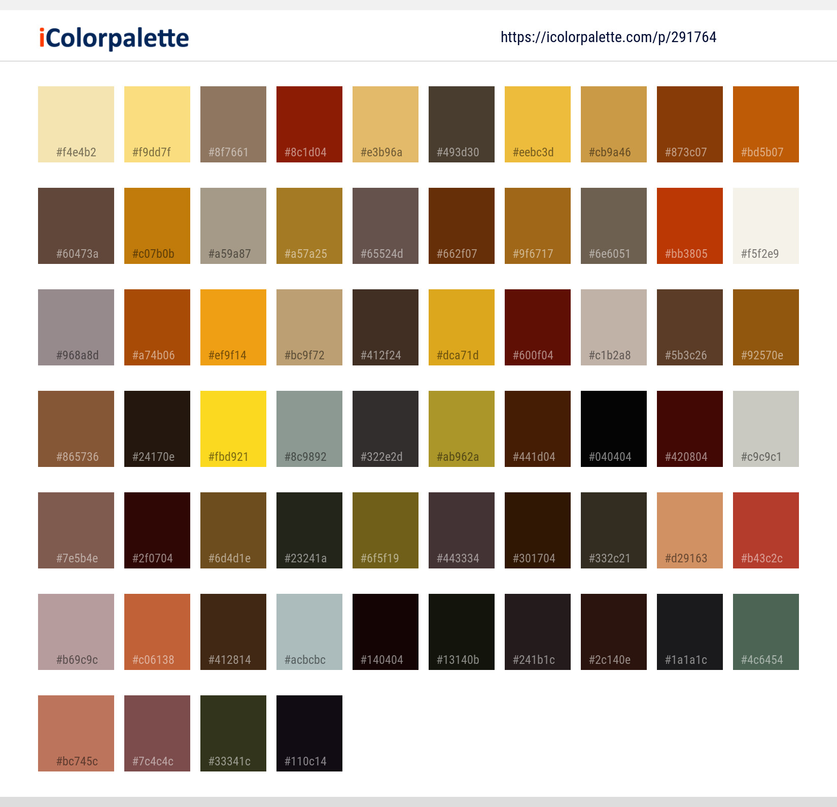 Color Palette Ideas from Nature Autumn Leaf Image | iColorpalette