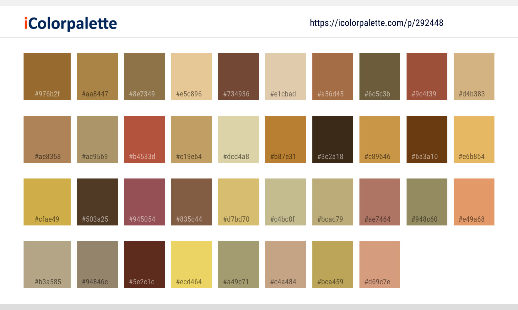 Color Palette Ideas from Picture Frame History Art Image | iColorpalette