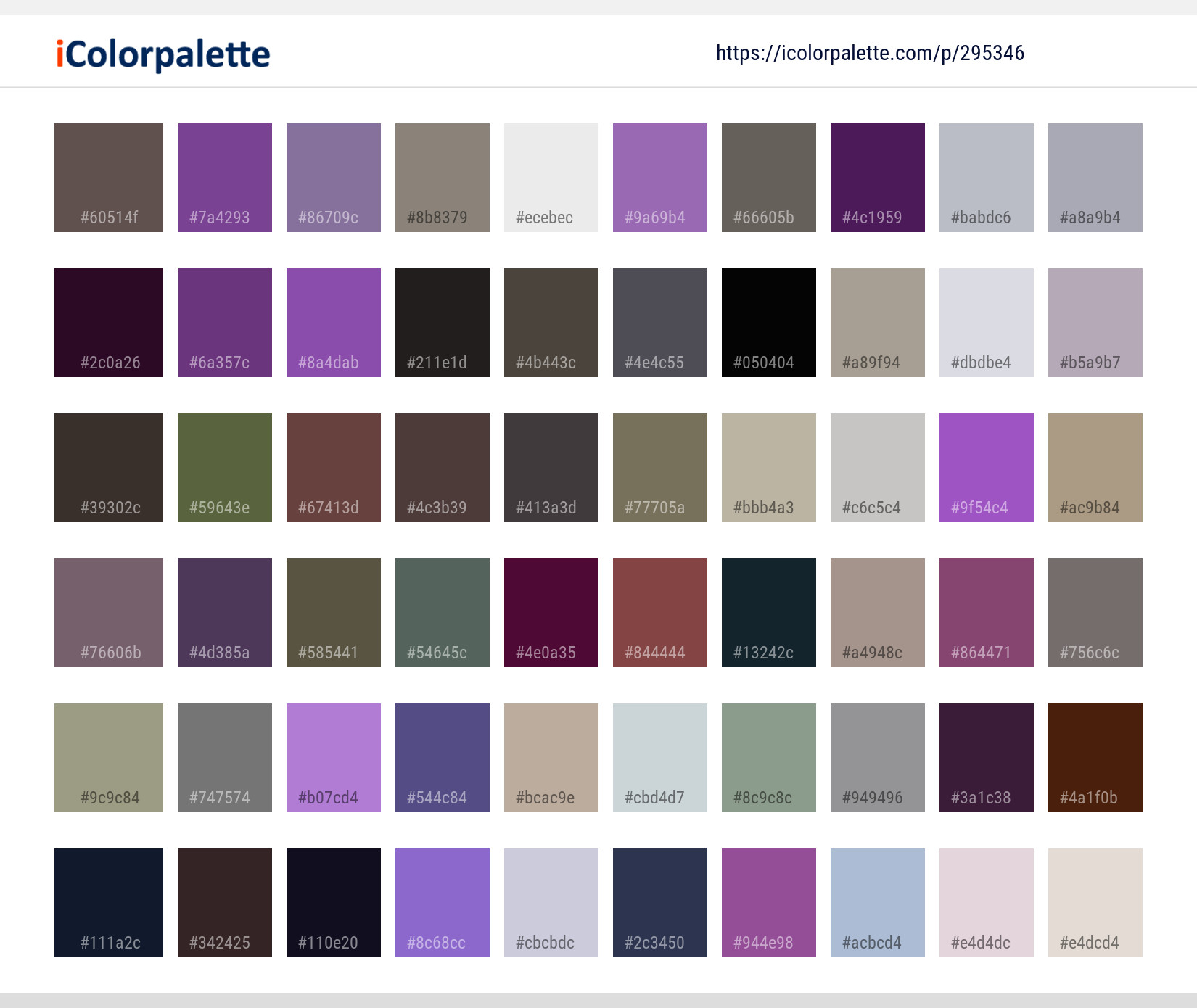 Color Palette Ideas from Flower Purple Lilac Image | iColorpalette