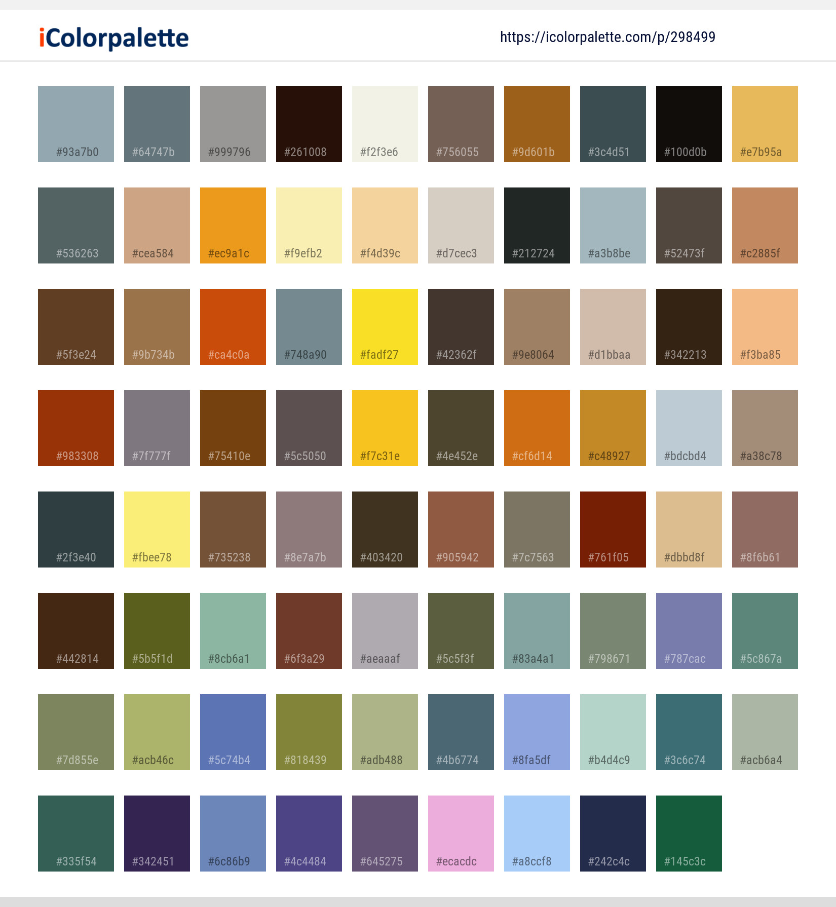 Color Palette Ideas from Leaf Dog Breed Group Image | iColorpalette