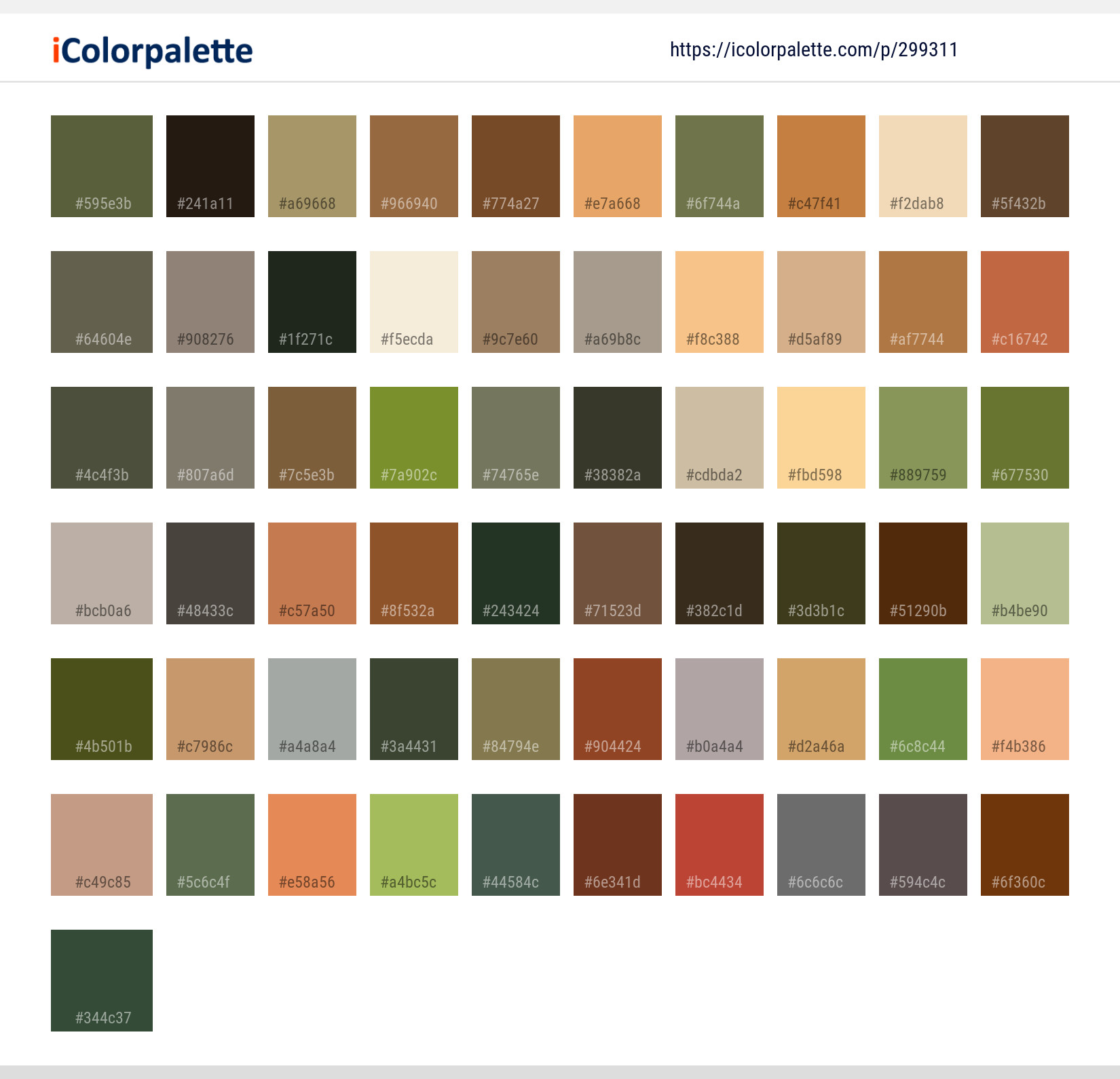 Color Palette Ideas from Cat Whiskers Fauna Image | iColorpalette