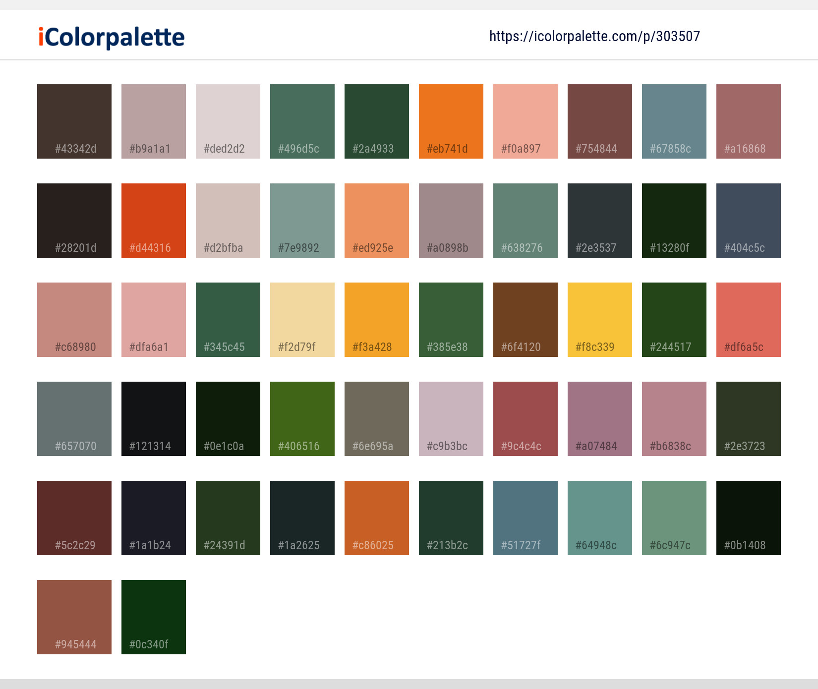 Color Palette Ideas from Flower Plant Flora Image | iColorpalette
