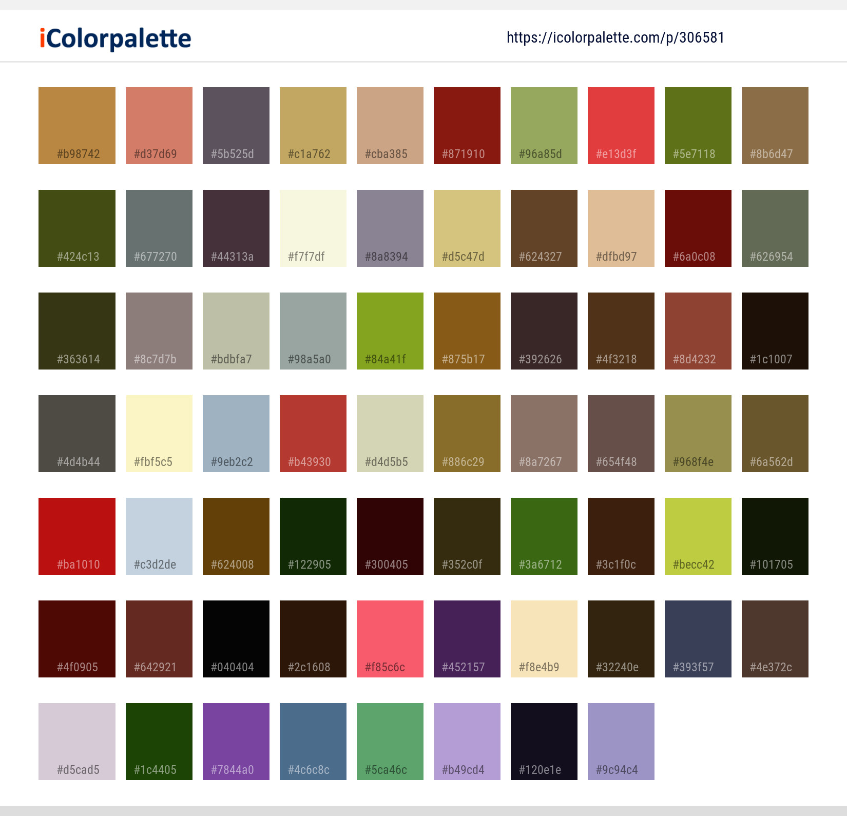 Color Palette Ideas from Flower Still Life Image | iColorpalette