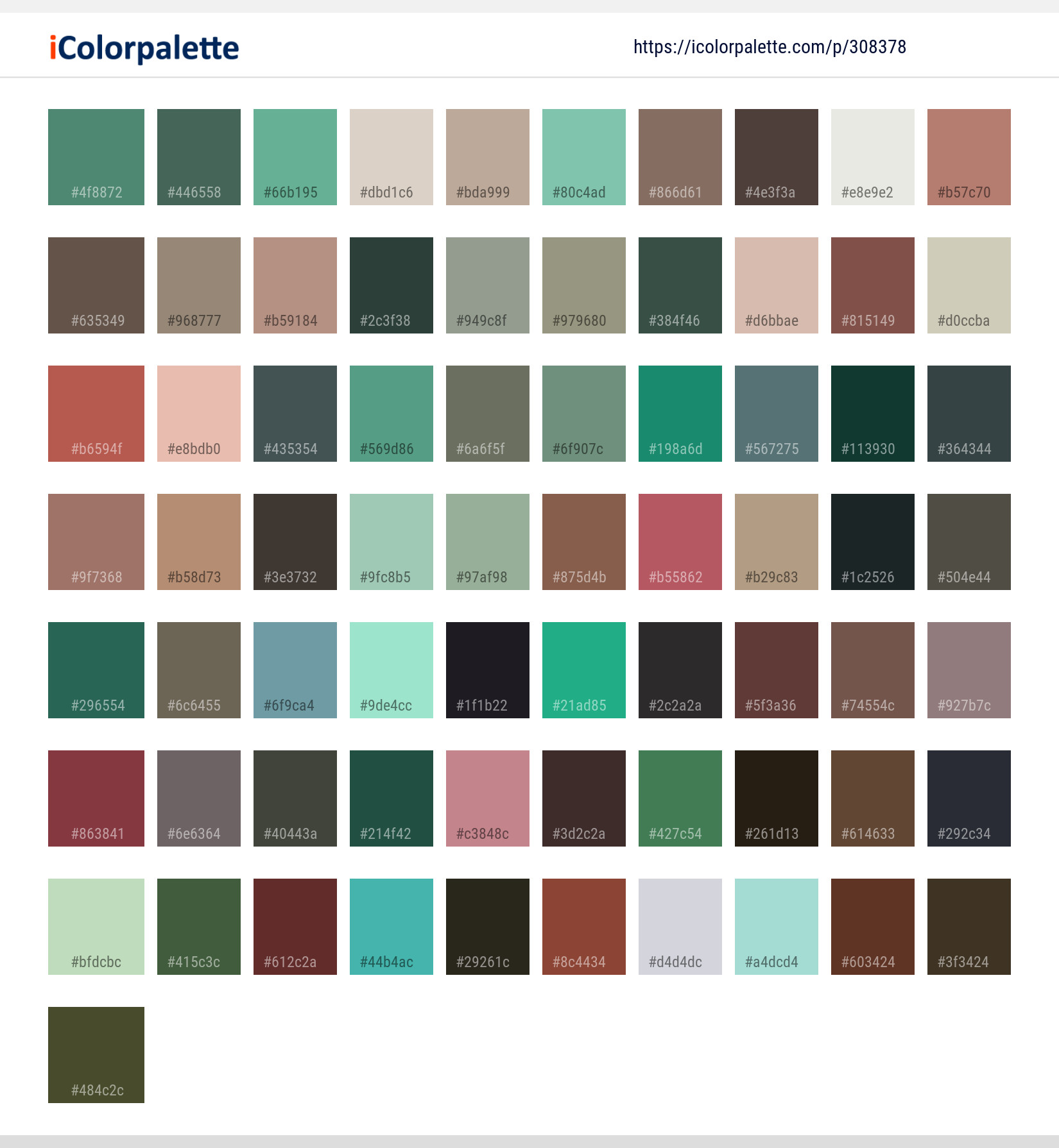 Color Palette Ideas from Green Girl Tree Image | iColorpalette