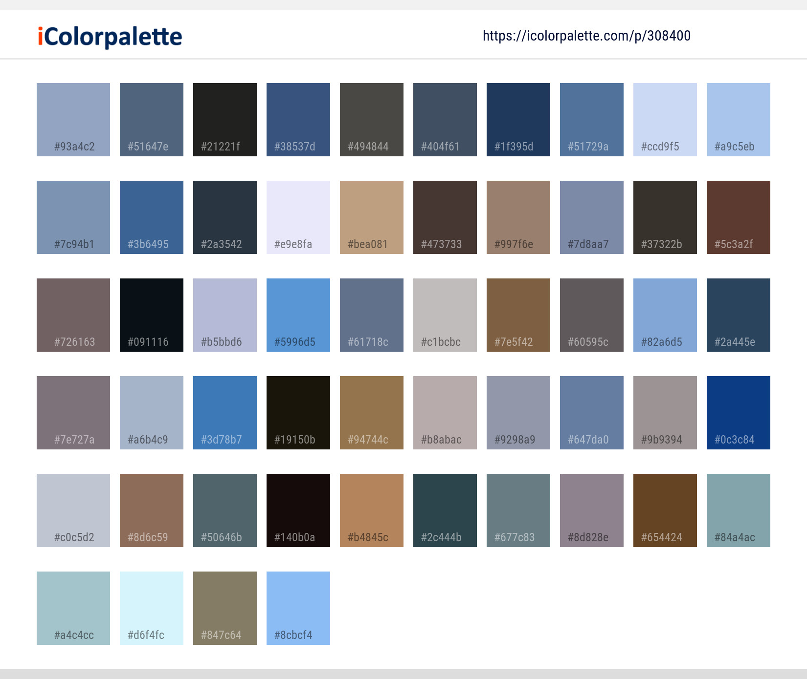 Color Palette Ideas from Winter Blue Snow Image | iColorPalette