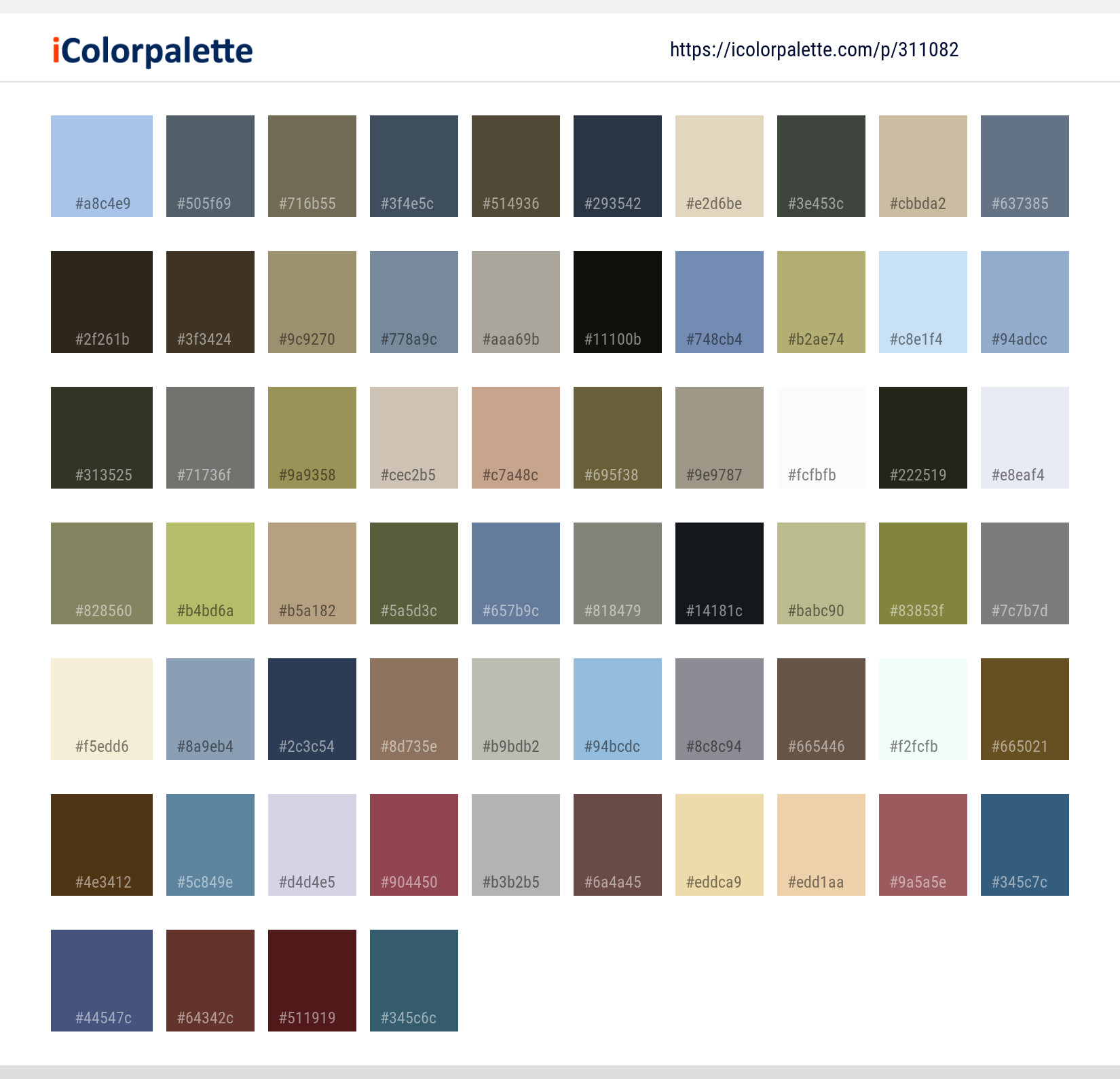 Color Palette Ideas from Historic Site Mountainous Landforms Landmark ...