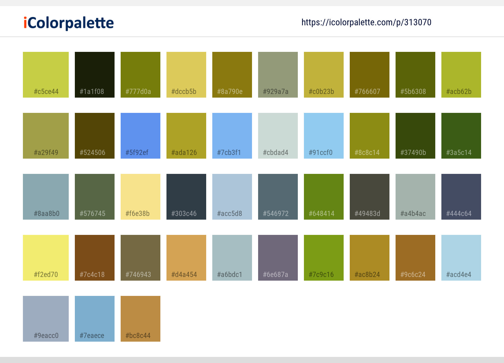 Color Palette Ideas from Grassland Prairie Ecosystem Image | iColorpalette