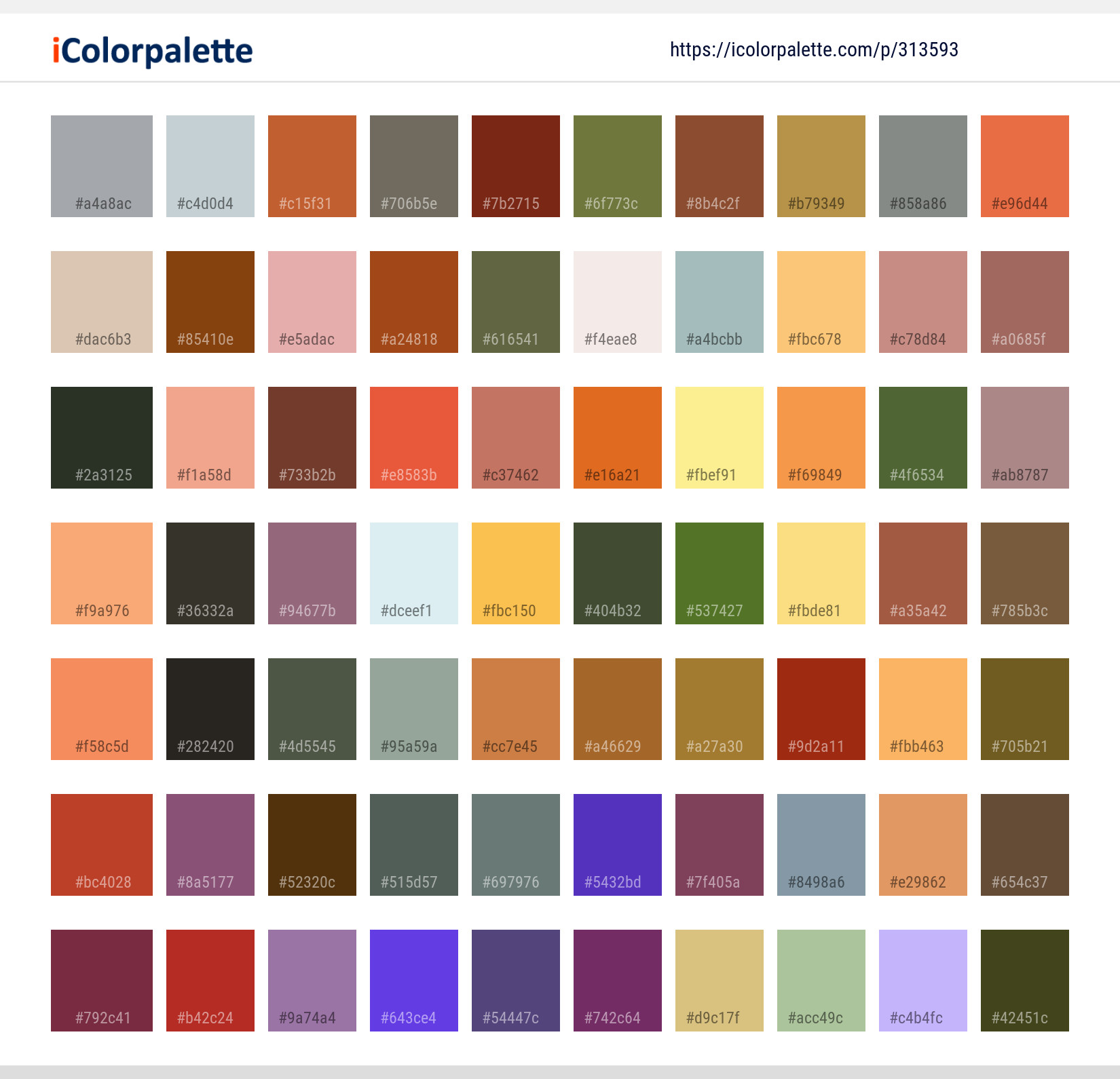 Color Palette Ideas from Leaf Flora Plant Image | iColorpalette