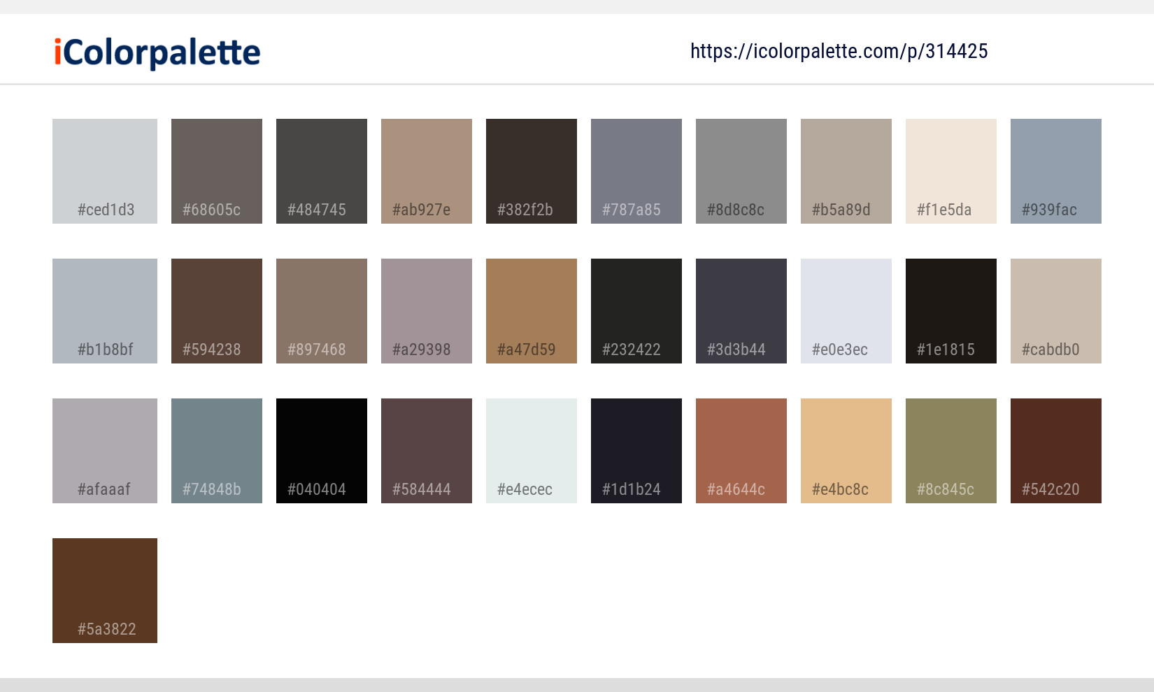 Color Palette Ideas from Industry Factory Metal Image | iColorpalette