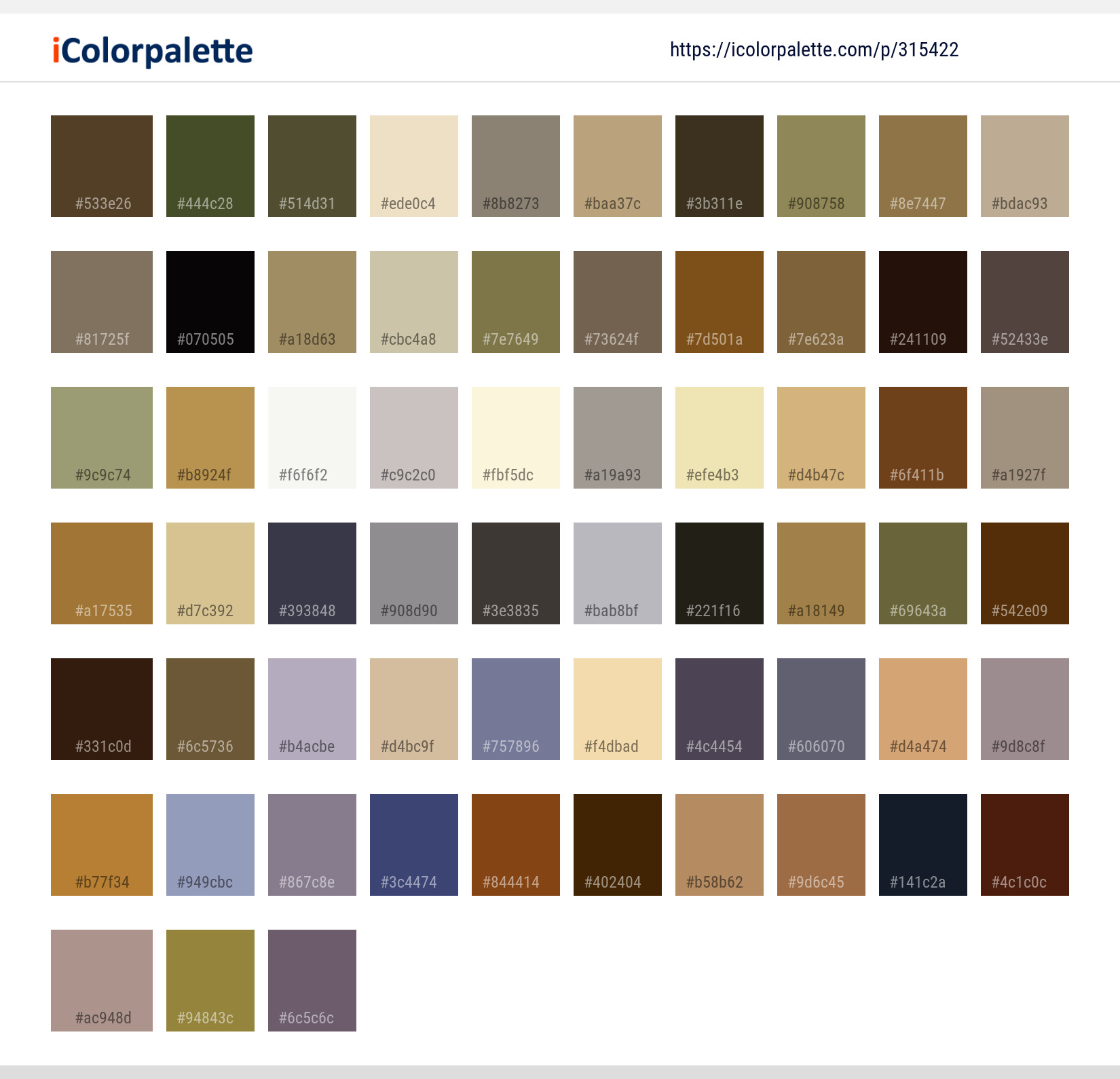 Color Palette Ideas from Meerkat Mammal Fauna Image | iColorpalette