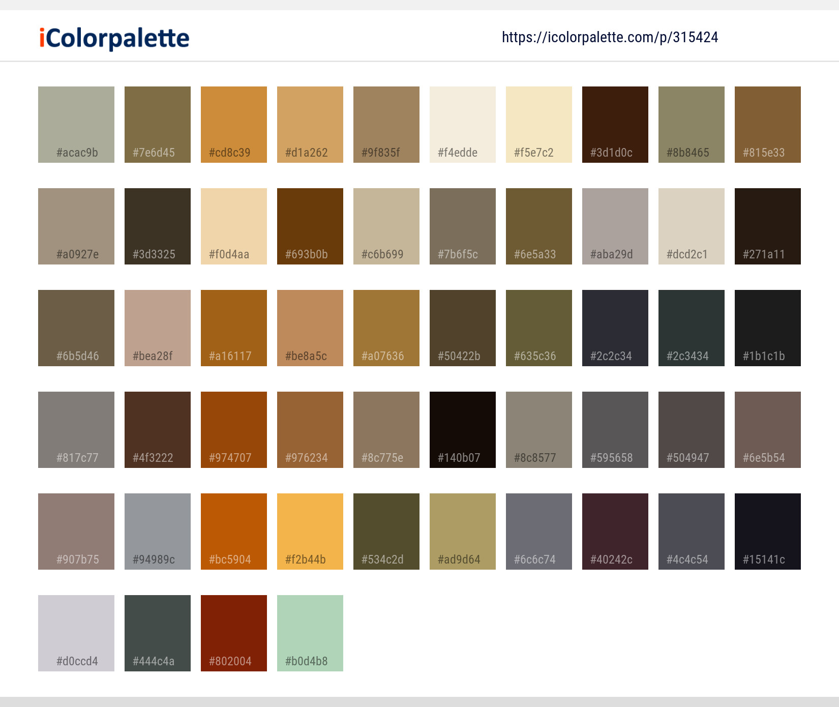 Color Palette Ideas from Meerkat Mammal Fauna Image | iColorpalette