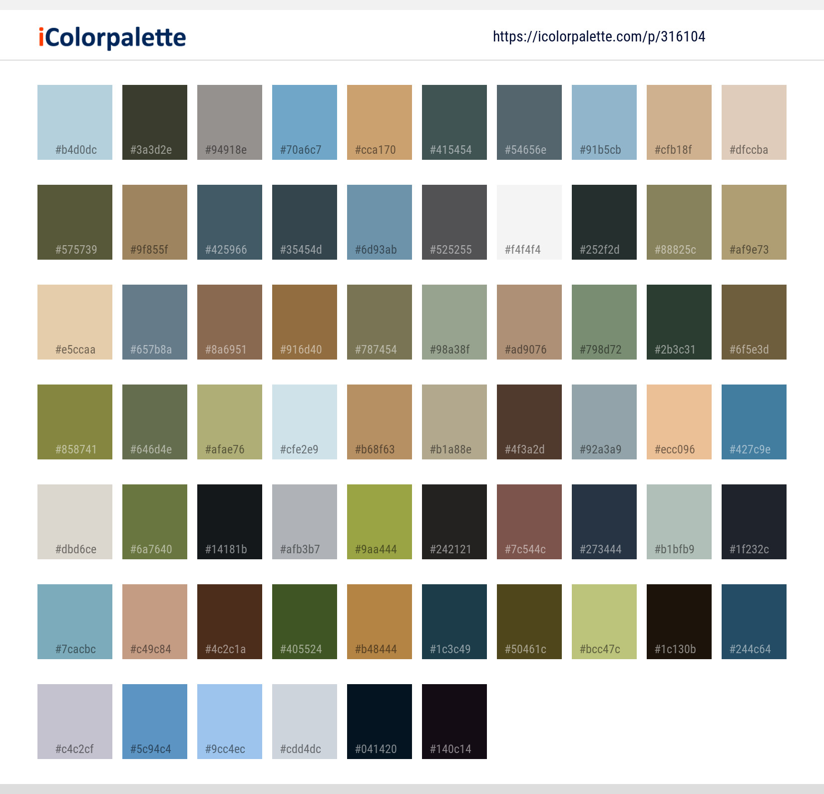 Color Palette Ideas from Mountainous Landforms Sky Wilderness Image ...