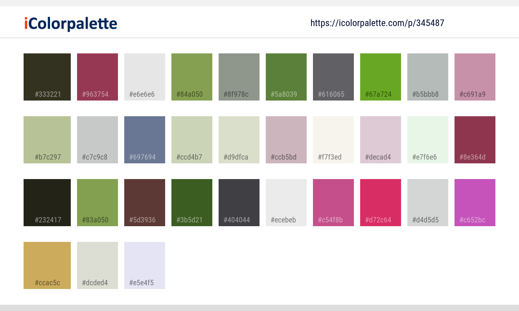 Color Palette Ideas from Art Rectangle Font Image | iColorpalette