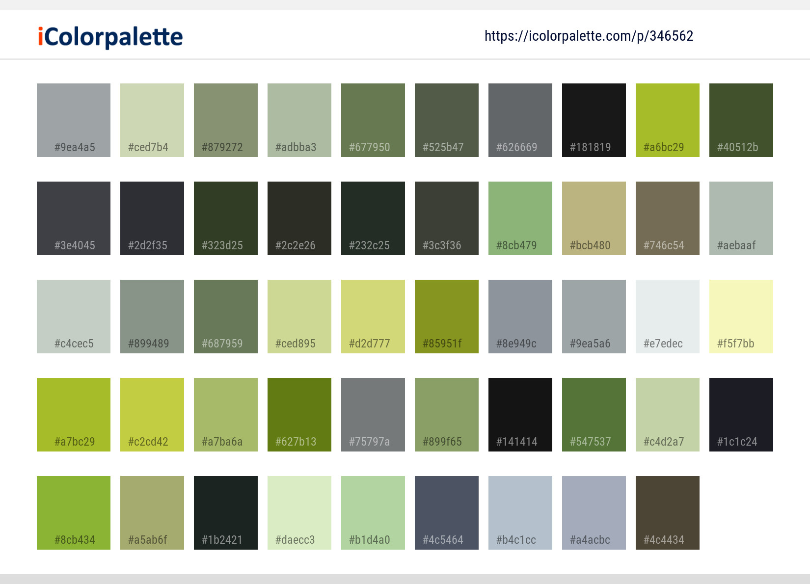 Color Palette Ideas from Drink Lime Mojito Image | iColorpalette