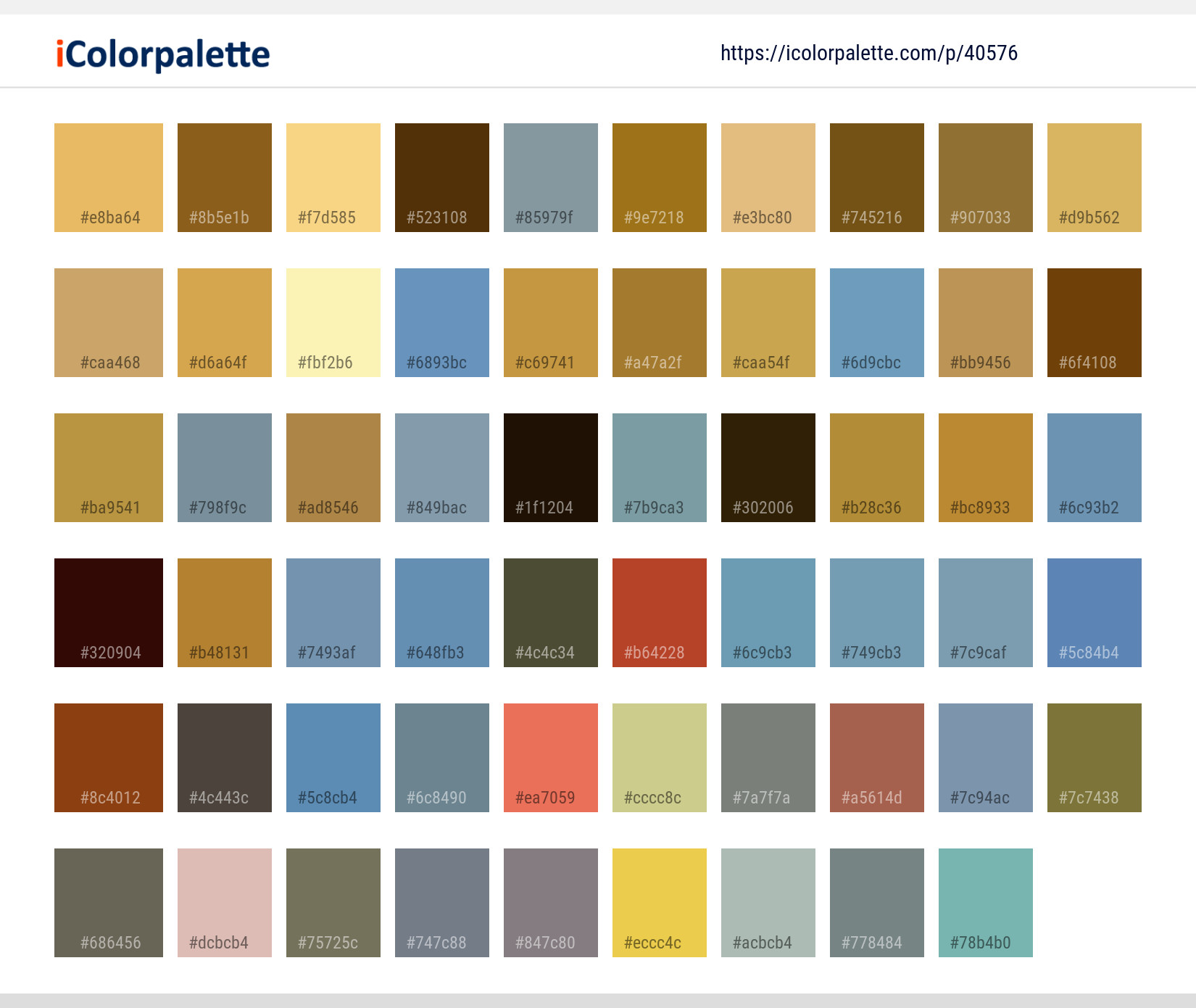 Color Palette Ideas from Hay Field Straw Image | iColorpalette