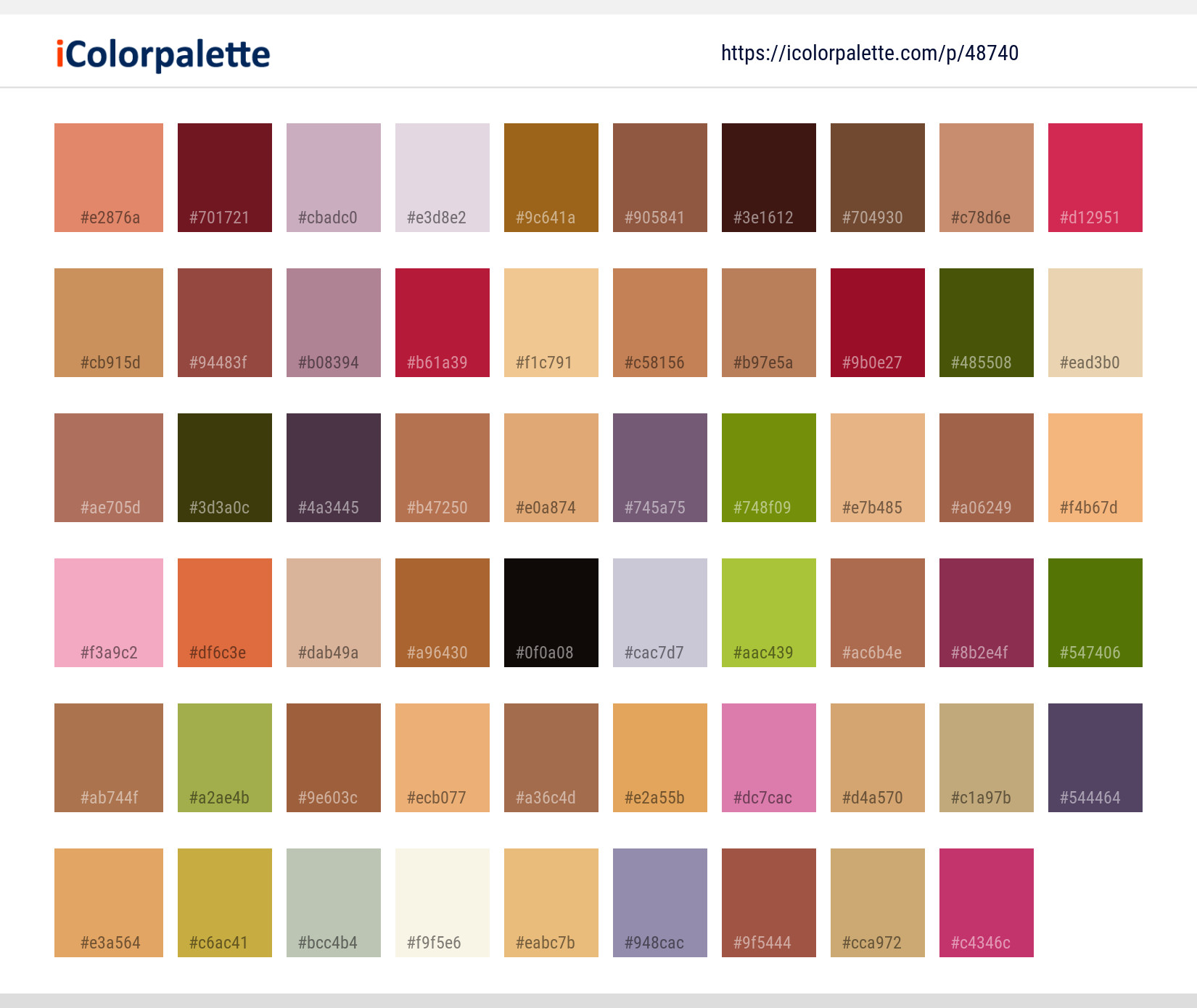Color Palette Ideas from Colorful Image | iColorpalette