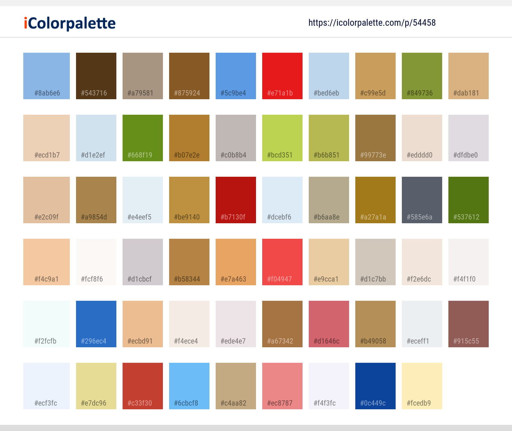 Color Palette Ideas from Flower Sky Spring Image | iColorpalette