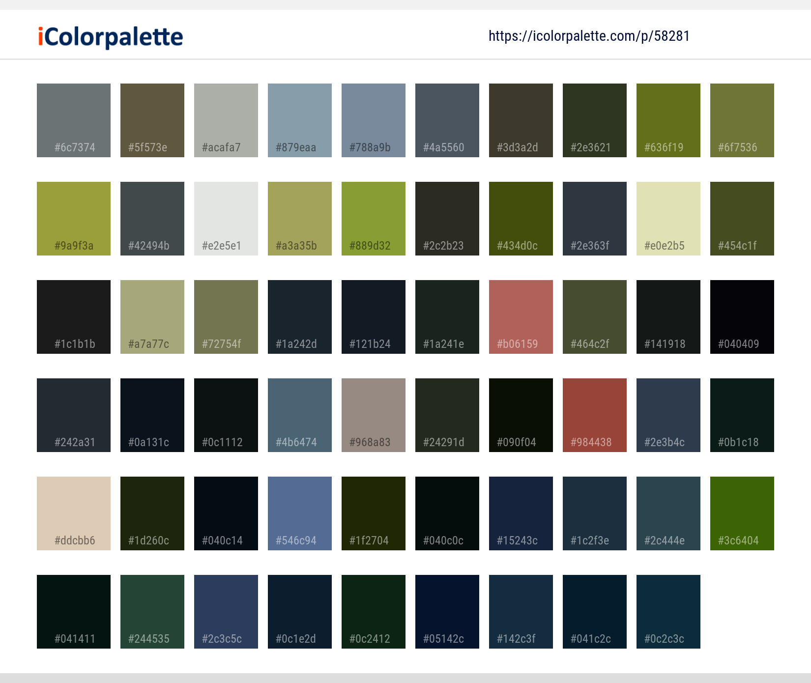 Color Palette Ideas from Nature Water Wilderness Image | iColorpalette