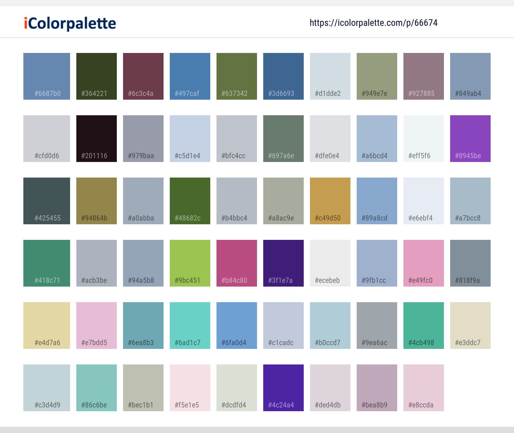 Color Palette Ideas from Nature Sky Flower Image | iColorpalette