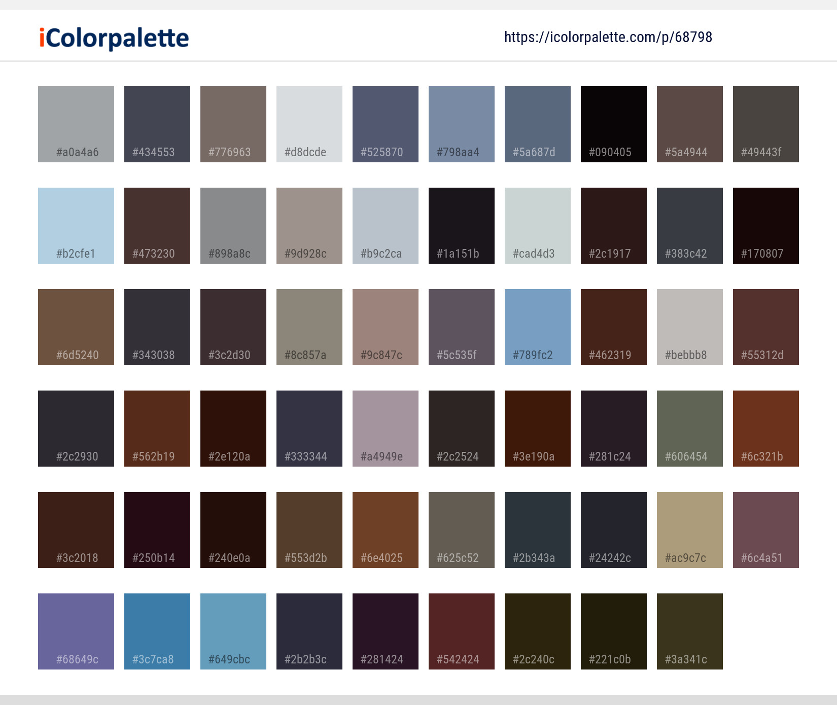 Color Palette Ideas from Colorful Image | iColorpalette