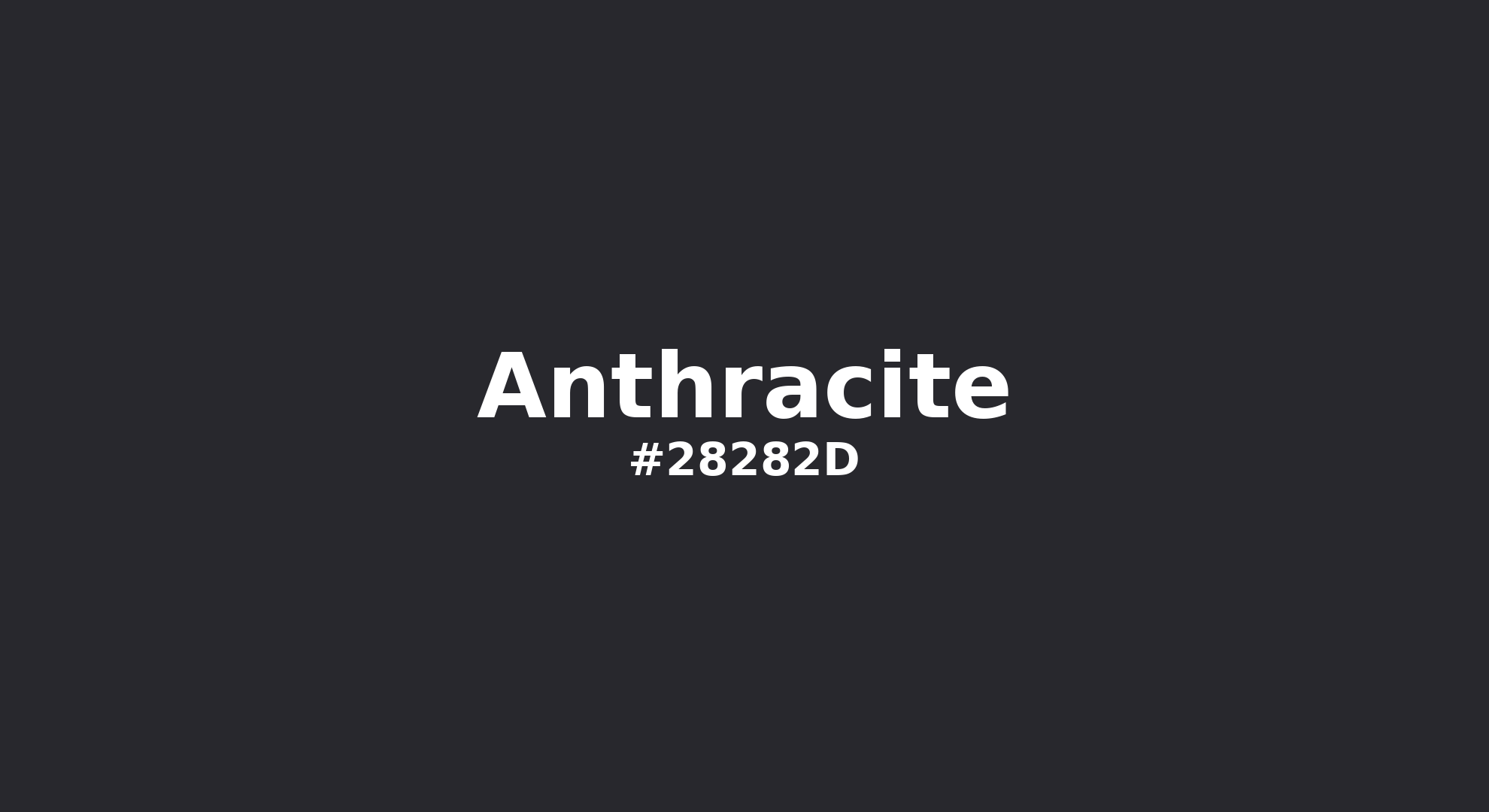 Anthracite | Printing Match PANTONE 19-4007 TCX | Color conversion CMYK ...
