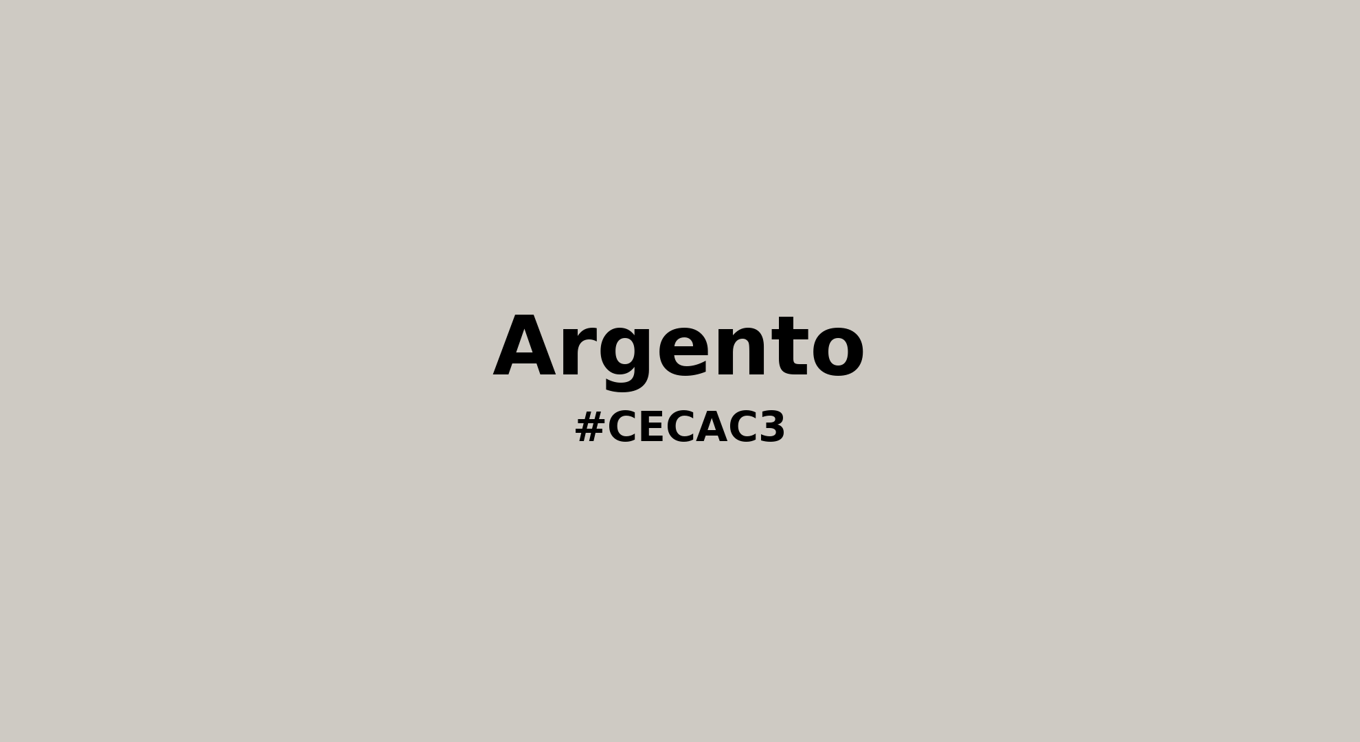 Argento Color | cecac3 | Color conversion CMYK | Hsl | Rgb | Pantone ...