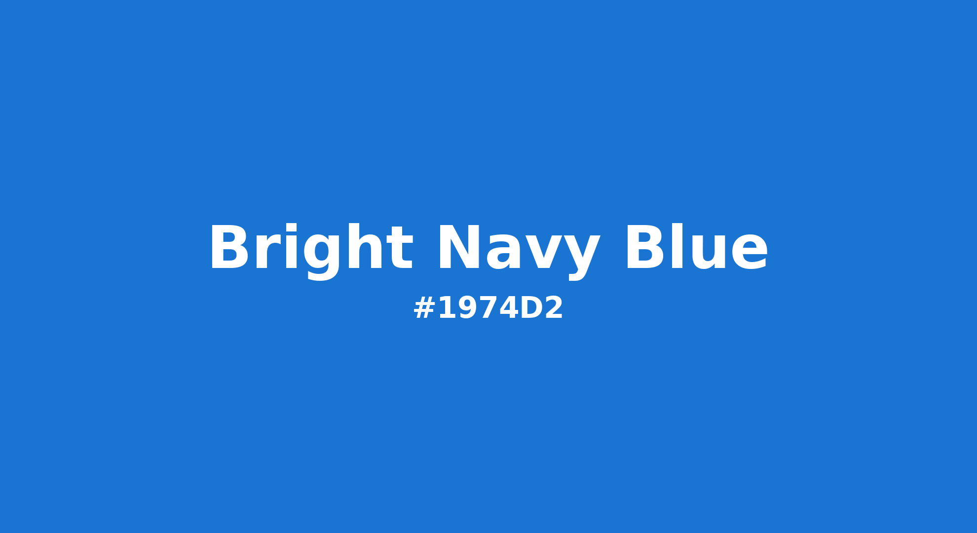 Bright Navy Blue Color | 1974d2 | Color conversion CMYK | Hsl | Rgb ...
