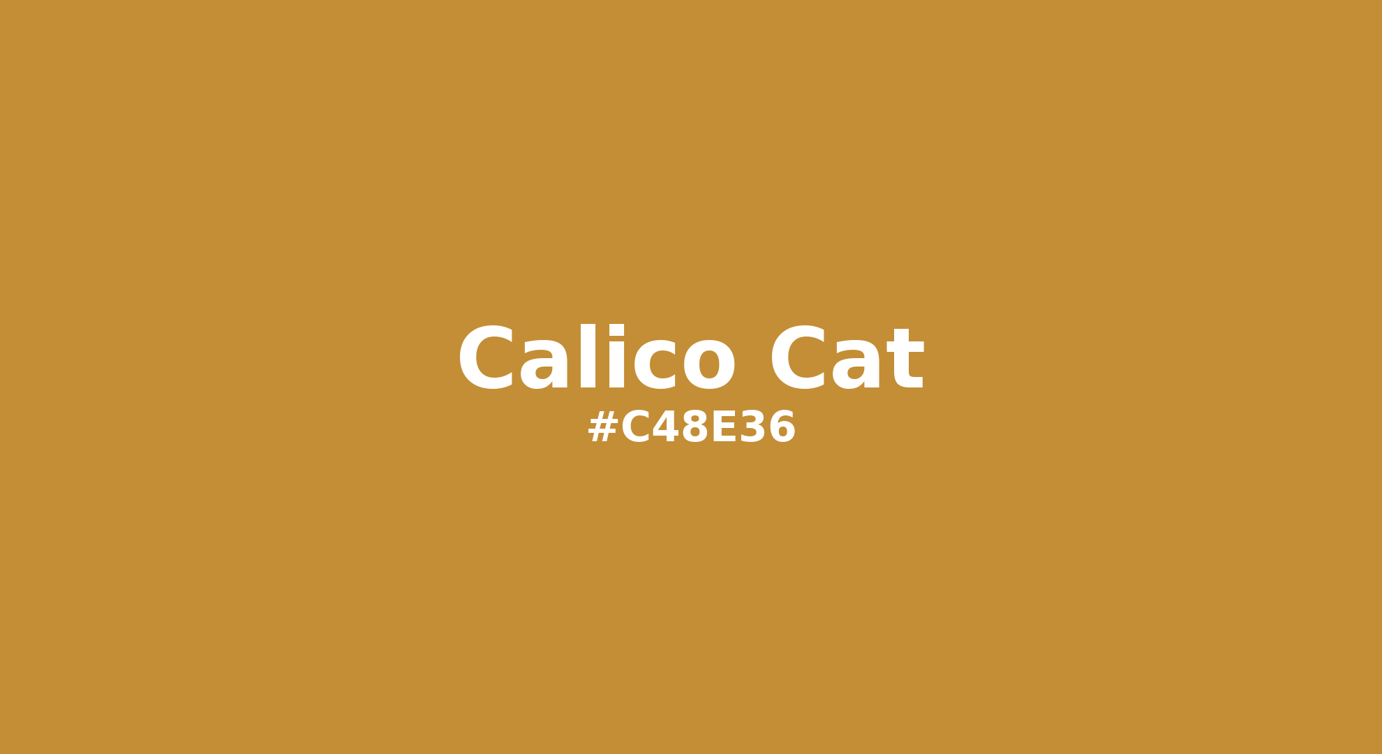 Calico Cat | Color conversion CMYK | Hsl | Rgb | Pantone Printing Match