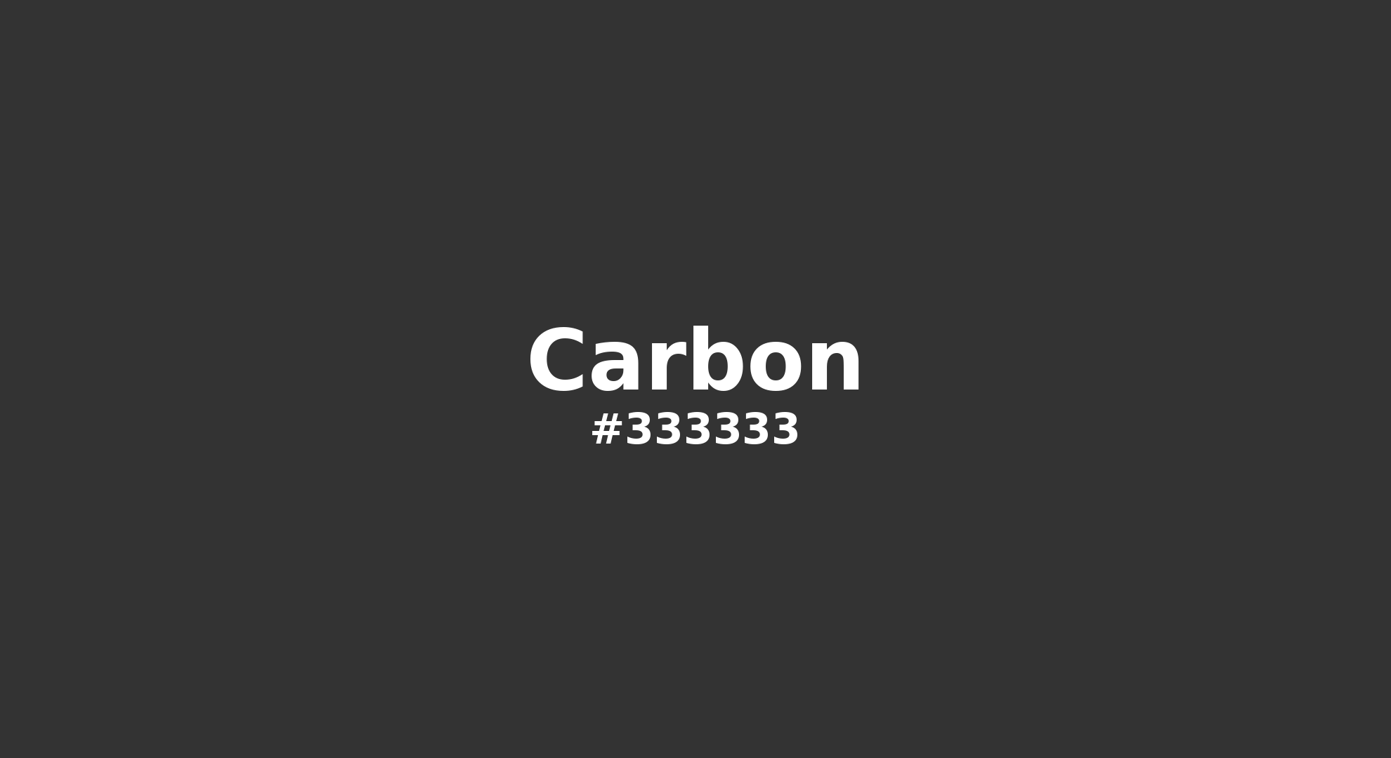 Carbon Color | 333333 | Color conversion CMYK | Hsl | Rgb | Pantone ...