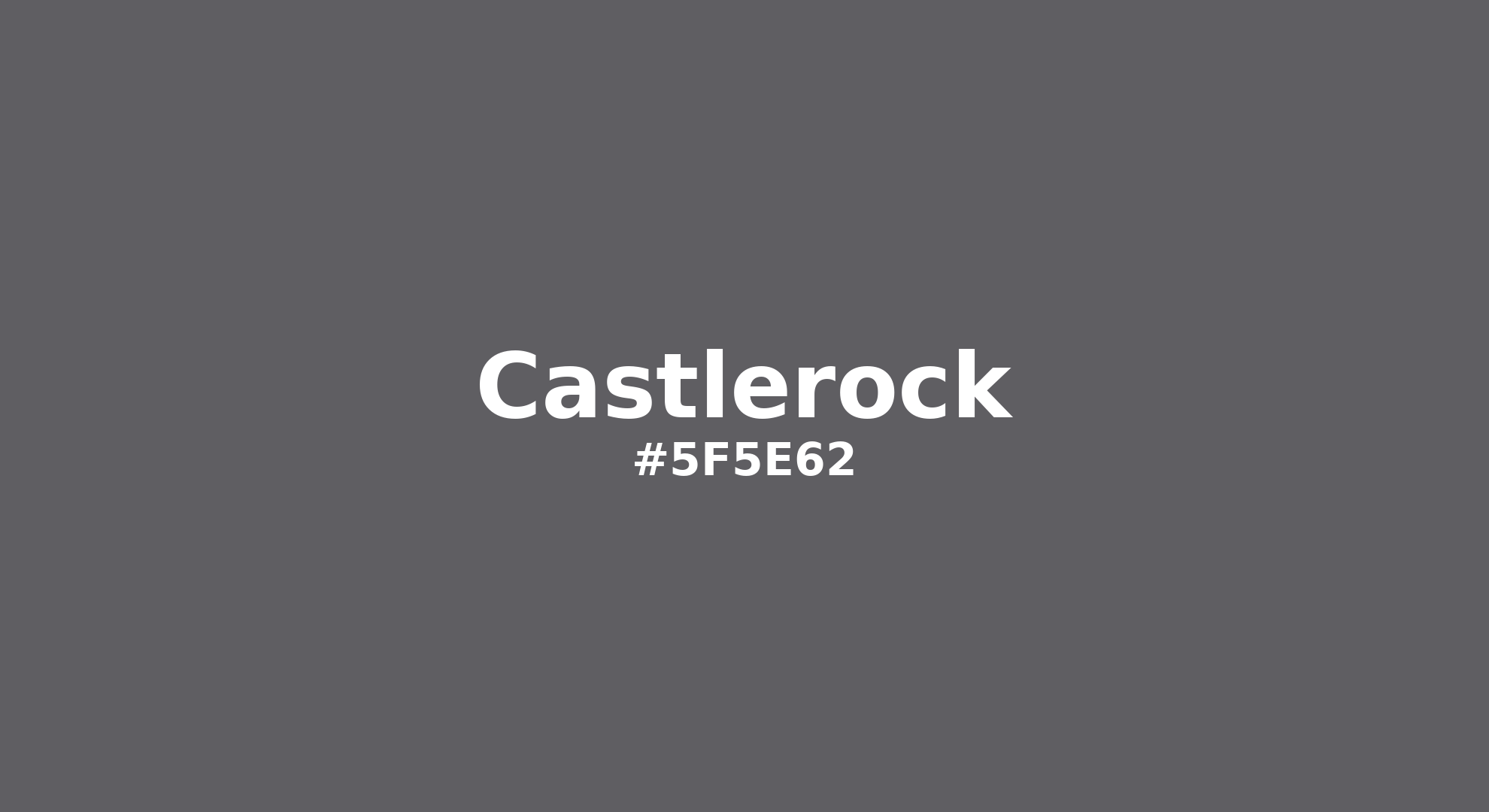 Hex Color #5f5e62 | Printing Match PANTONE 18-0201 TCX | Color ...
