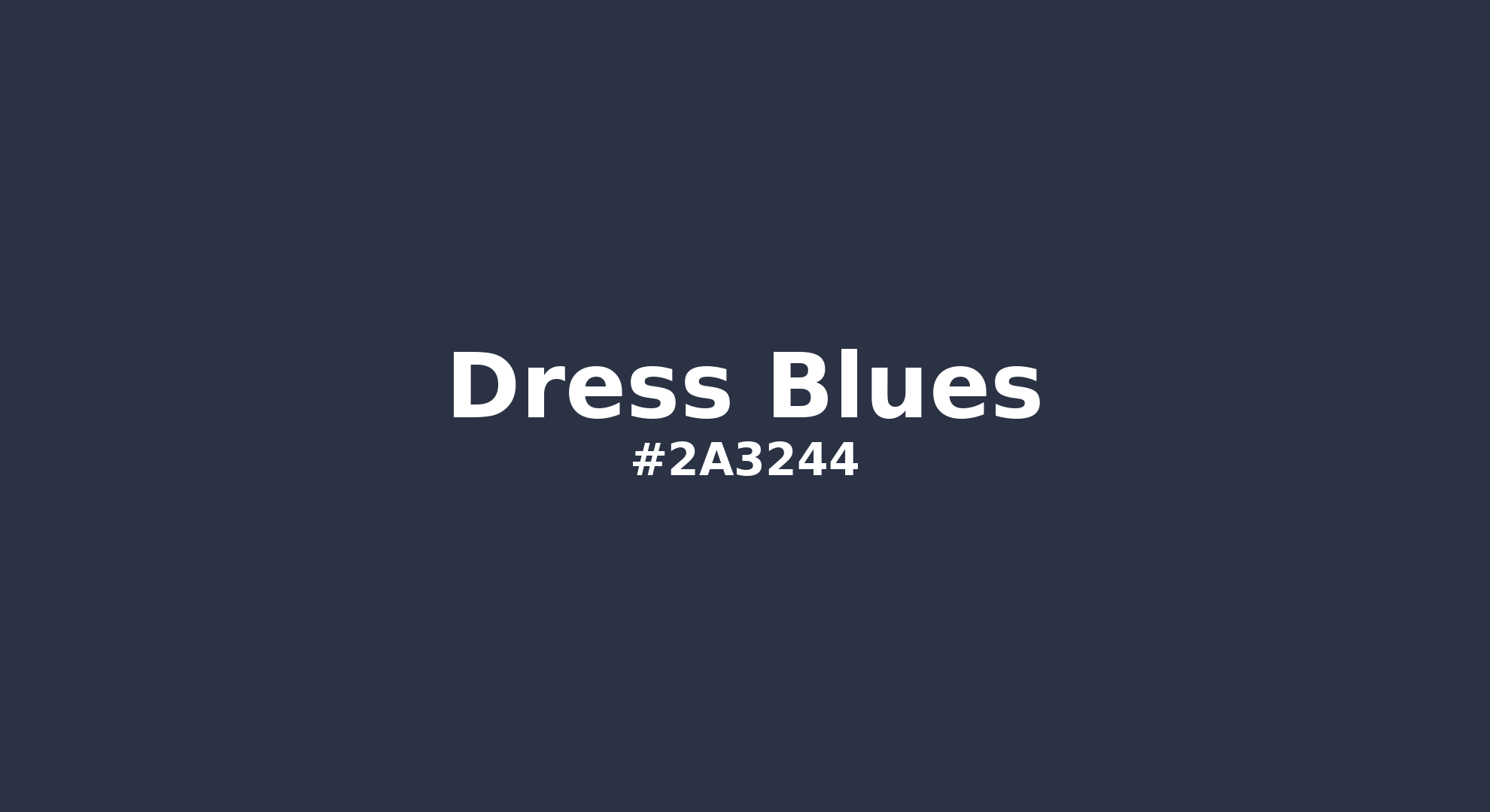 Hex Color #2a3244 | Printing Match PANTONE 19-4024 TCX | Color ...