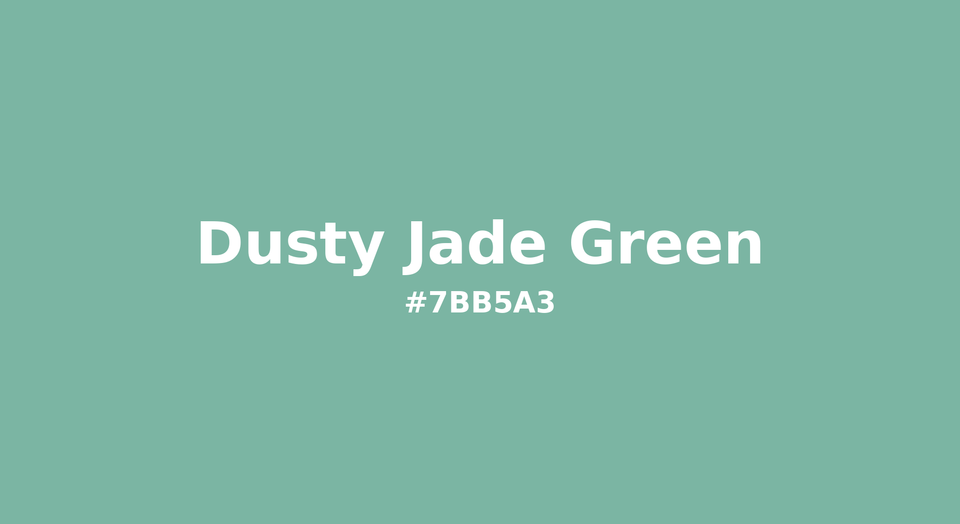 Dusty Jade Green | Printing Match PANTONE 15-5711 TCX | Color ...