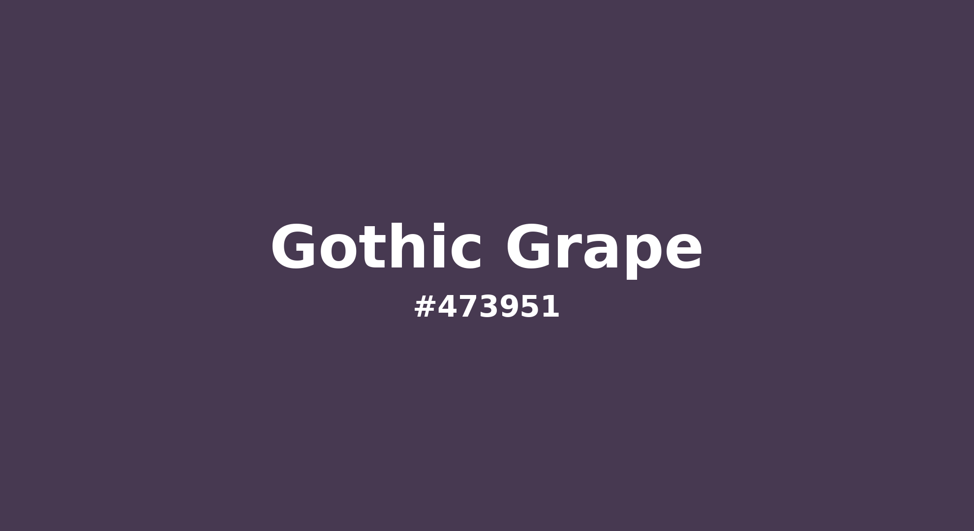 Hex Color #473951 | Printing Match PANTONE 19-3720 TCX | Color ...