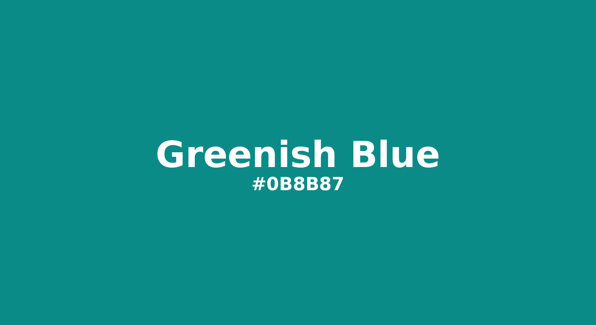Greenish Blue Color | 0b8b87 | Color conversion CMYK | Hsl | Rgb ...